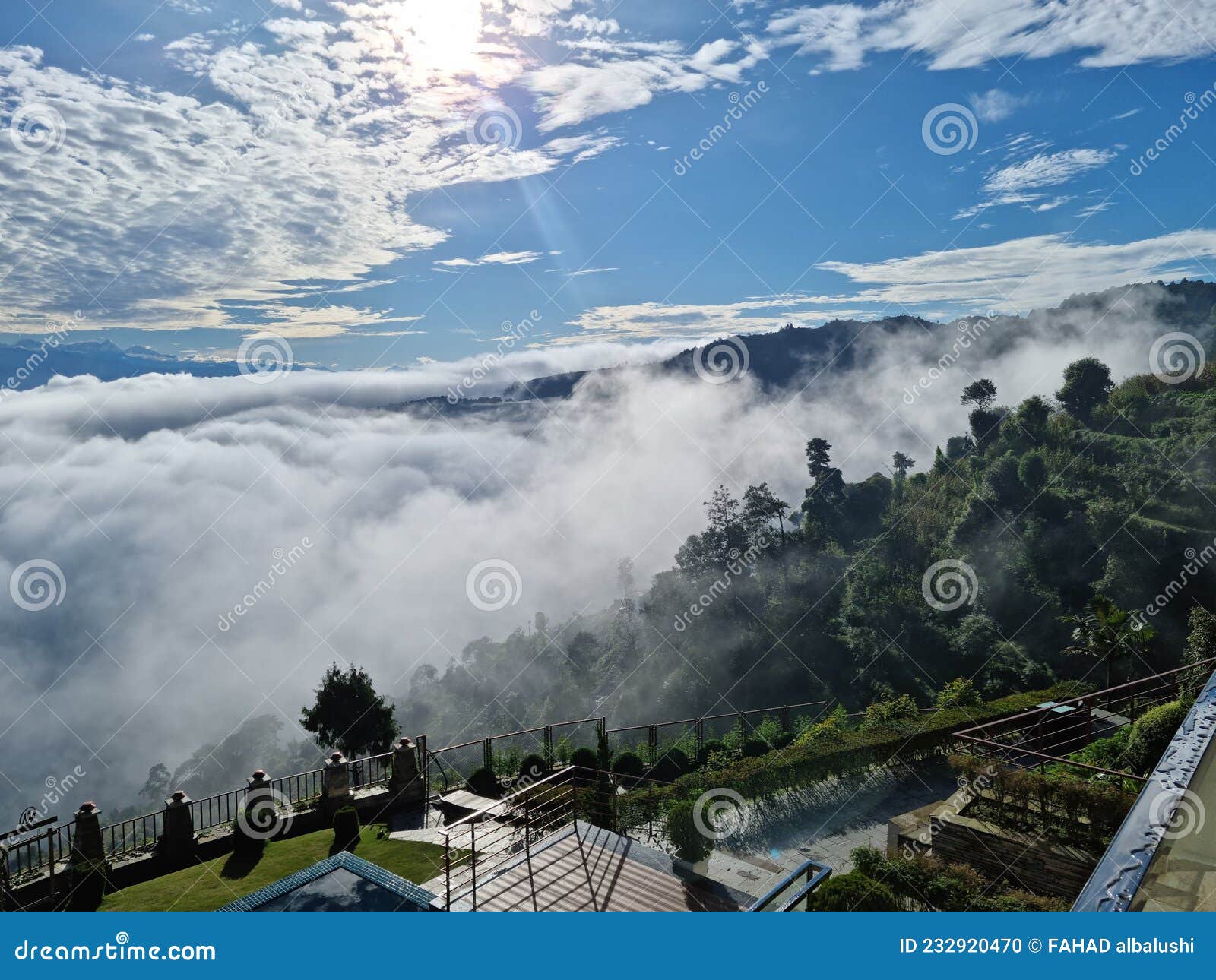 Mountain view Nepal stock photo. Image of alps, reflection - 232920470