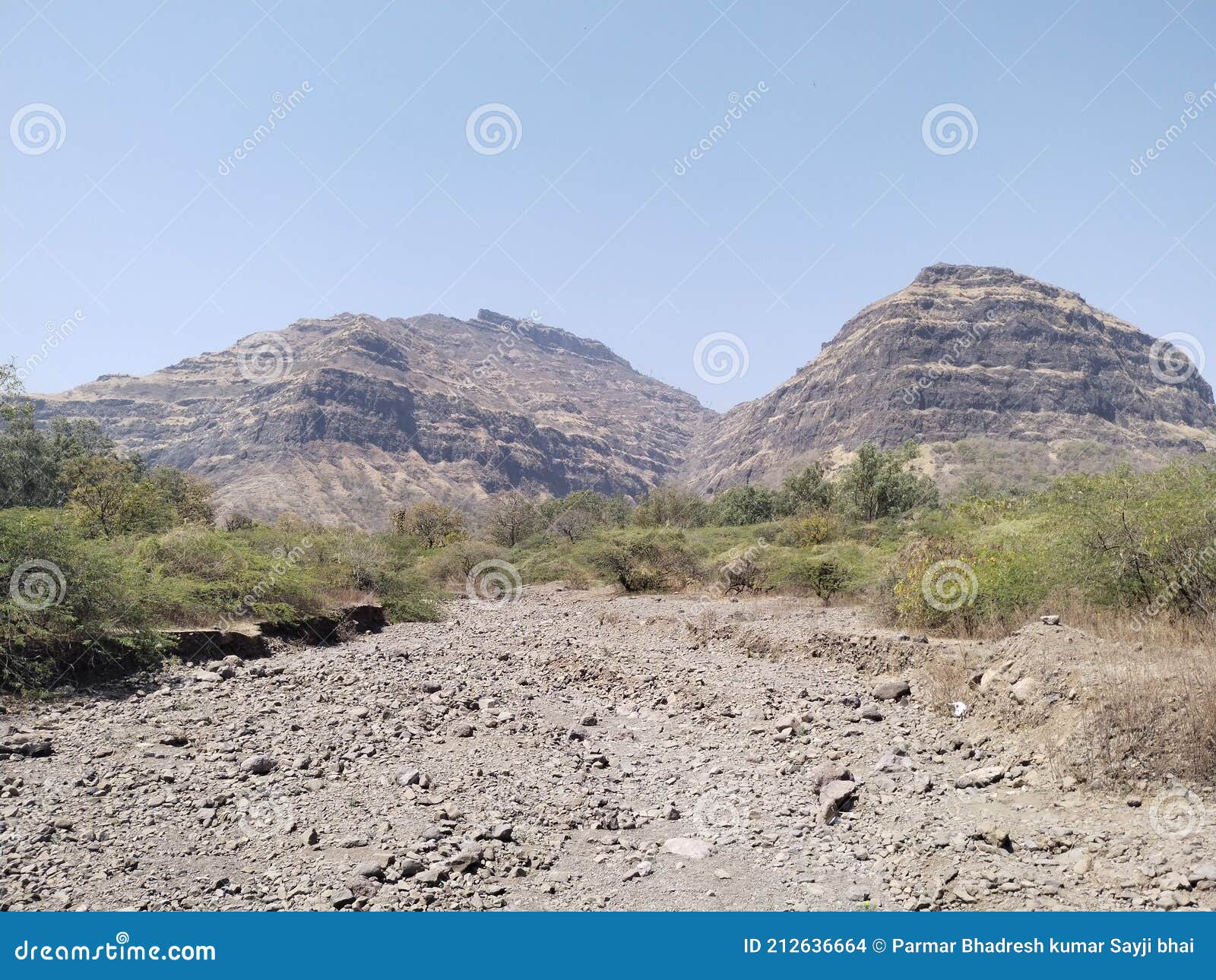 Mountain view pavagadh stock photo. Image of view, soil - 212636664