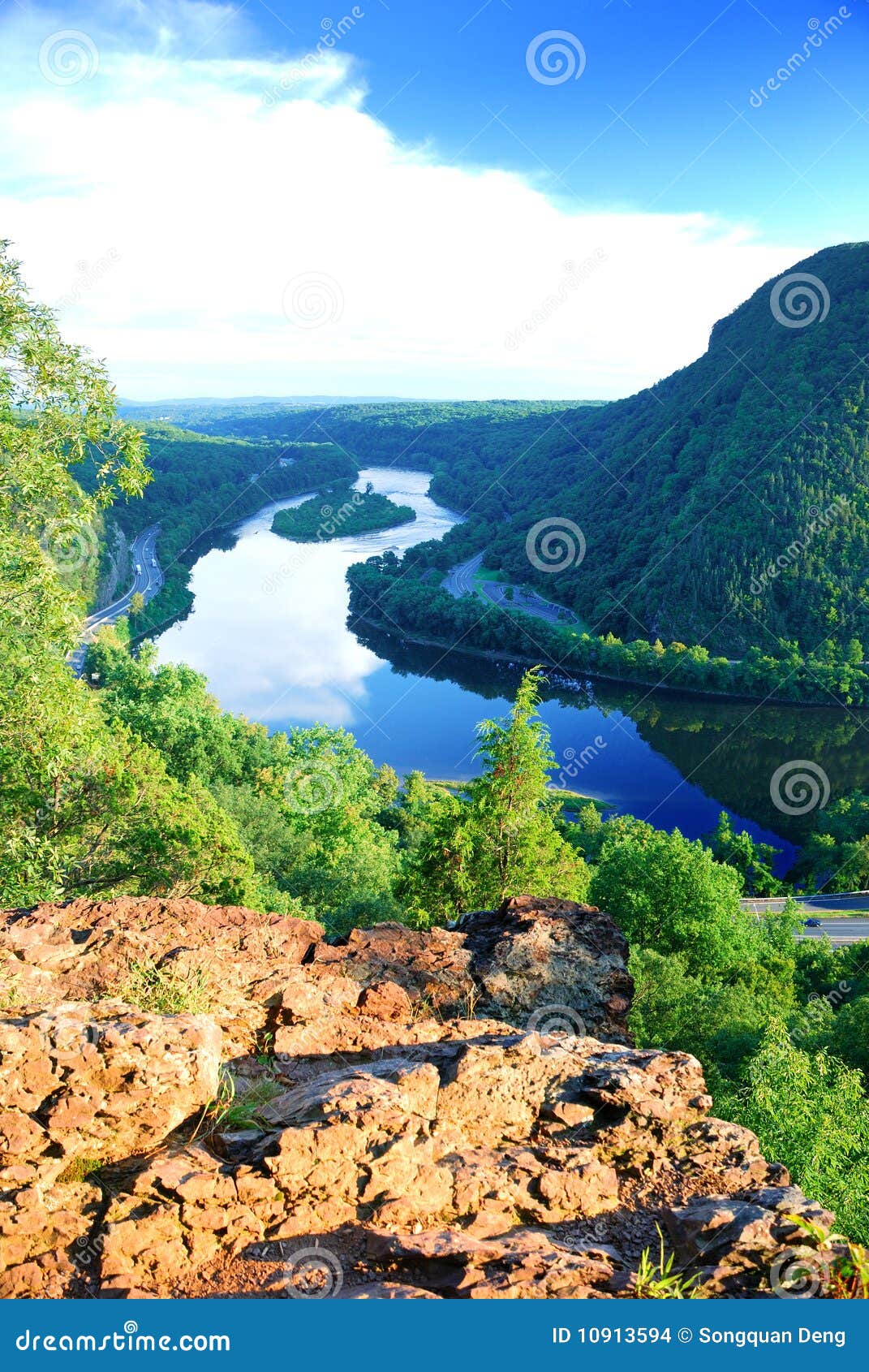 Mountain View with rock stock photo. Image of nature - 10913594