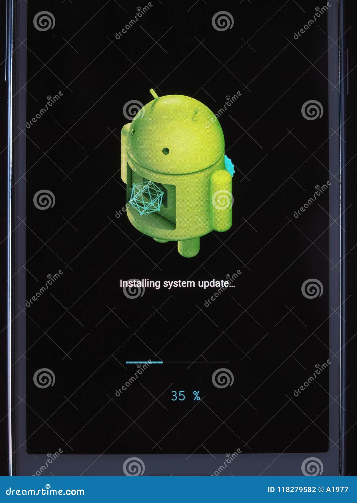 Android Installing System Update Editorial Photography - Image of ...