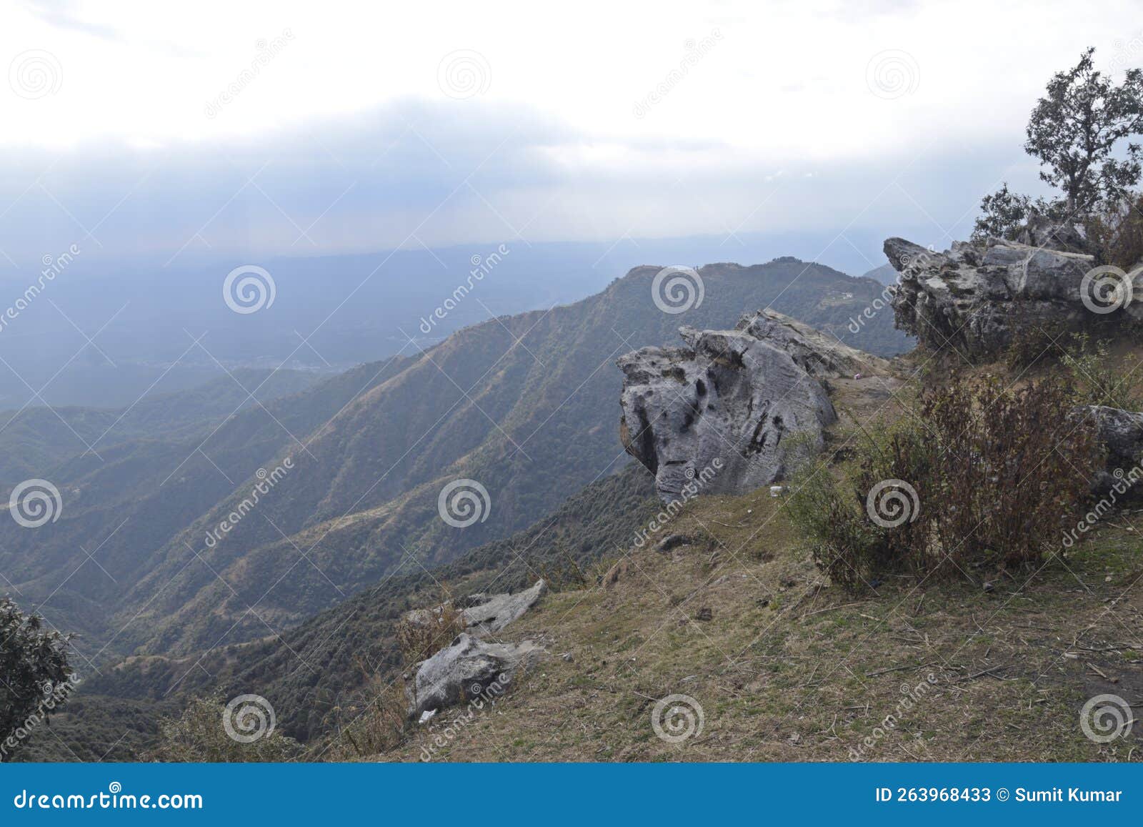 Mountain View in Uttrakhand , India Stock Image - Image of scene ...