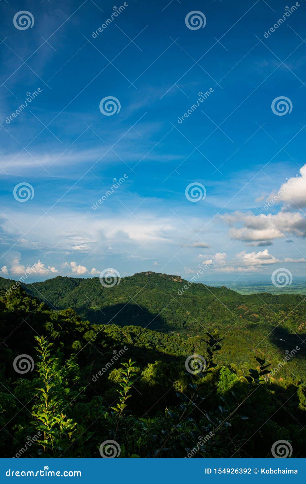 Mountain View when Viewed from the KM 12 View Point Stock Photo - Image ...