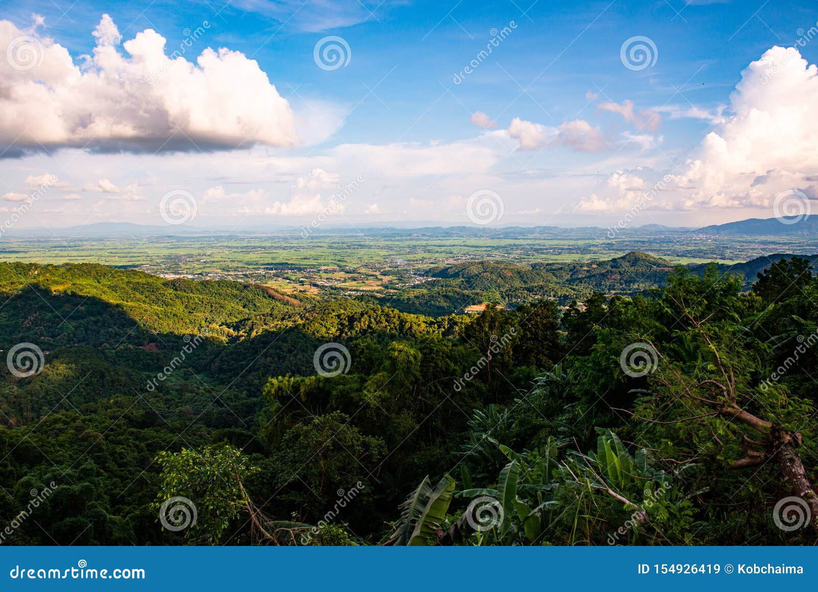 Mountain View when Viewed from the KM 12 View Point Stock Image - Image ...