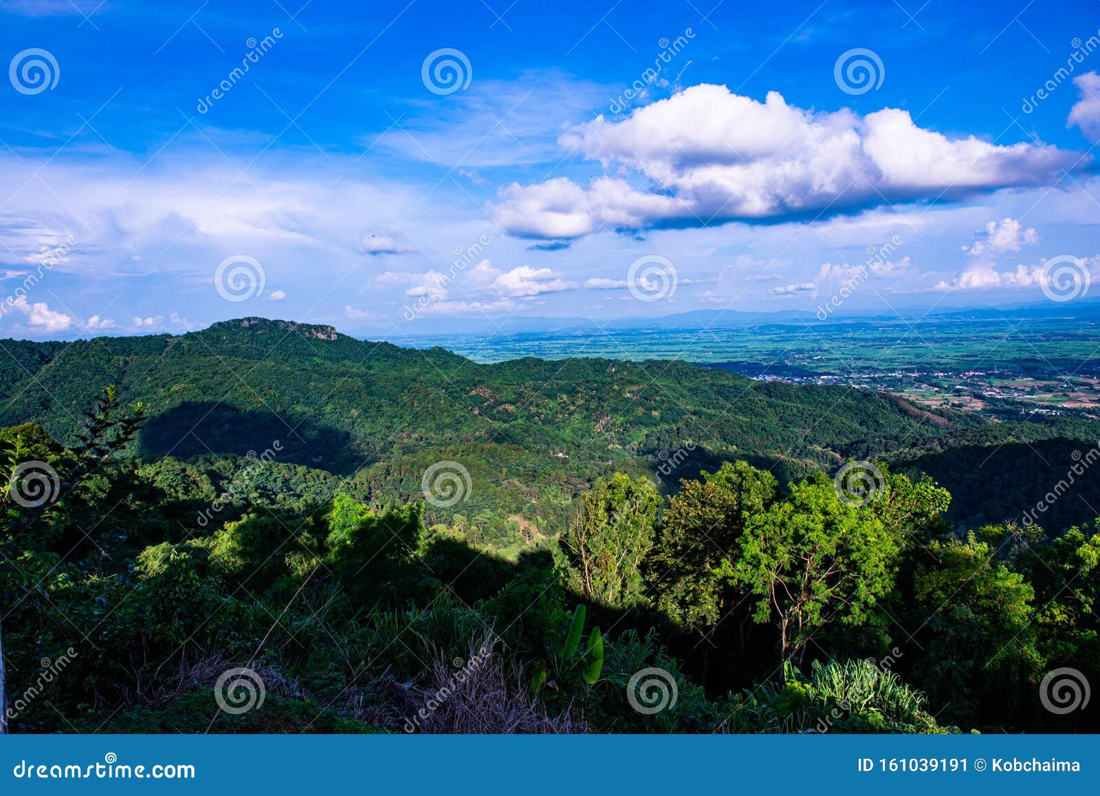 Mountain View when Viewed from the KM 12 View Point Stock Image - Image ...