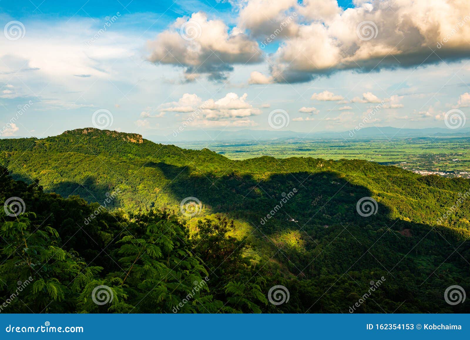 Mountain View when Viewed from the KM 12 View Point Stock Image - Image ...