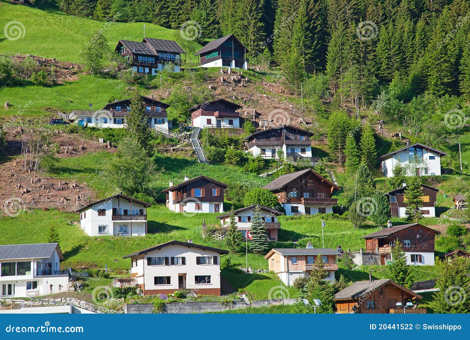 Mountain village stock photo. Image of environment, landscape - 20441522