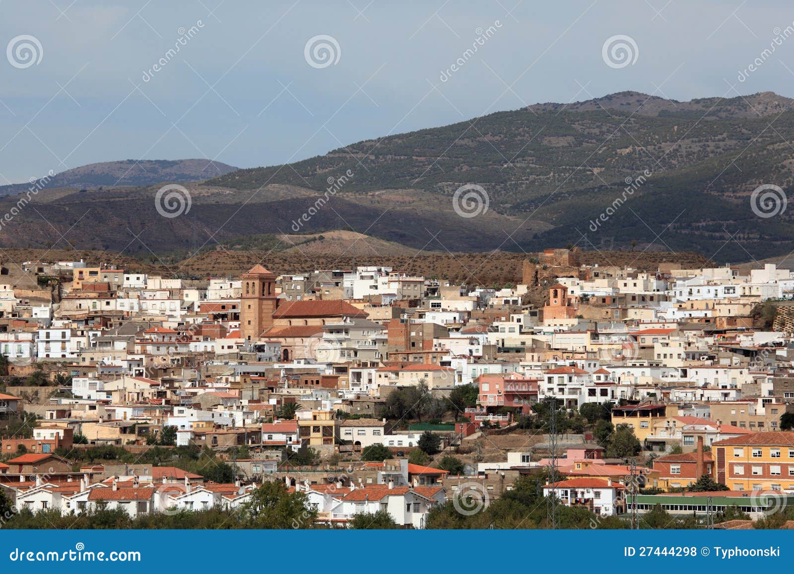 Mountain Village Finana, Spain Stock Photo - Image of village, spain ...