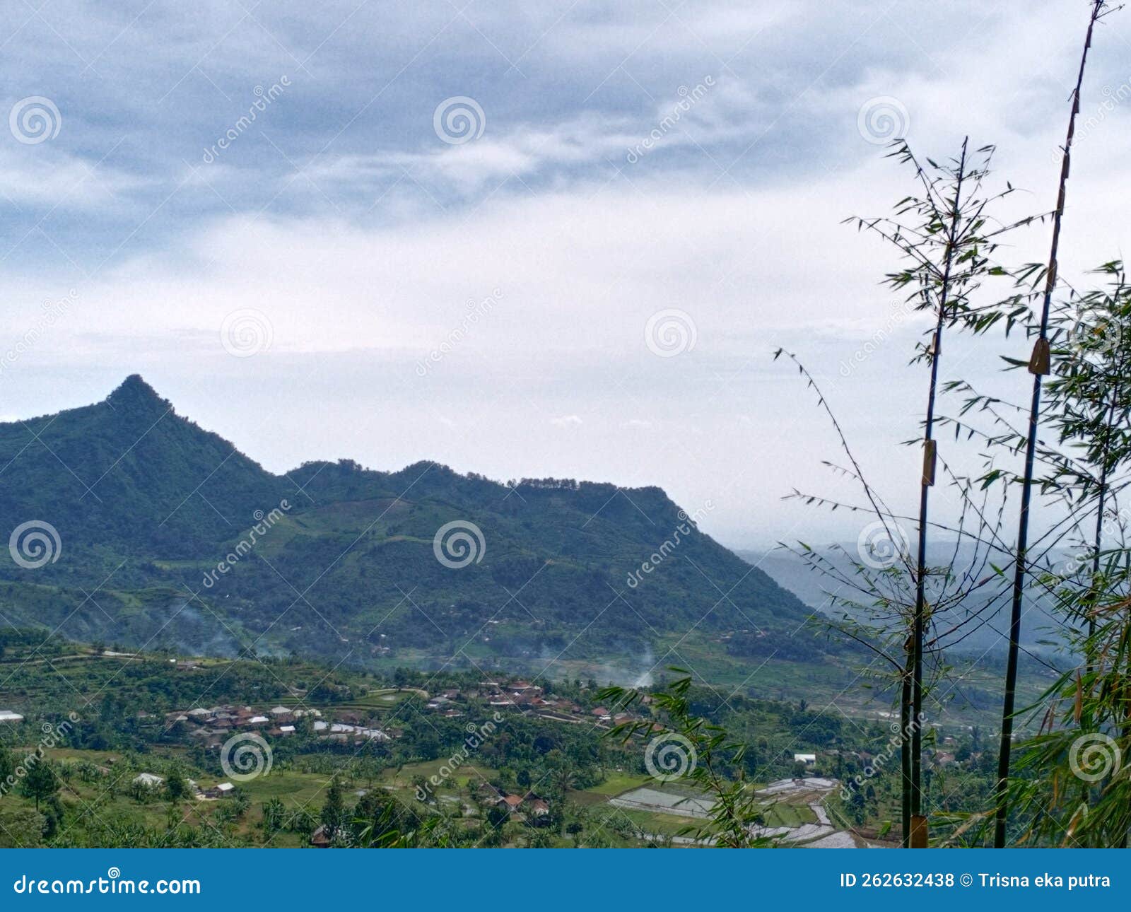 Mountain Village Stones at Bogor West Java Indonesia Stock Photo ...