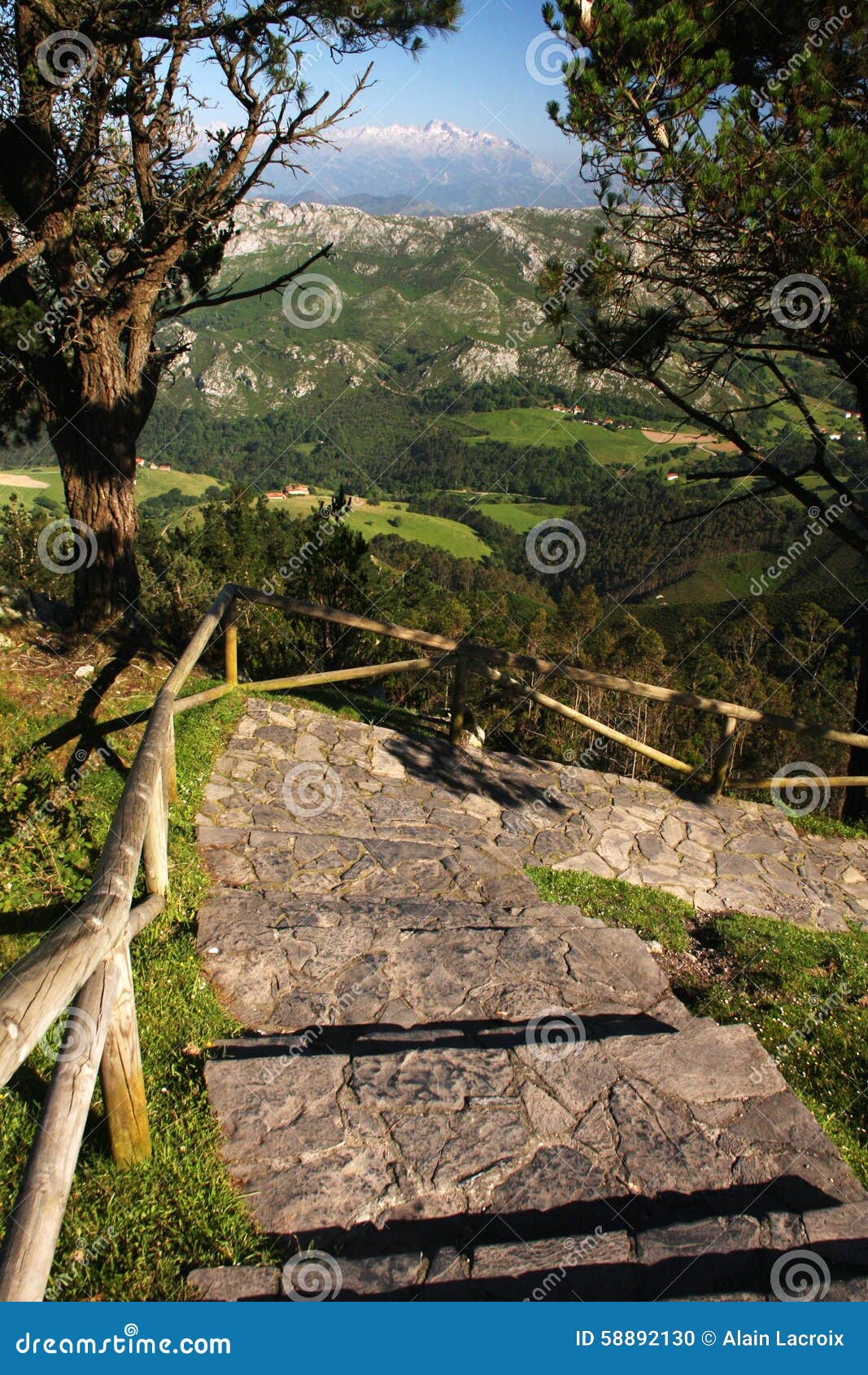 Mountain walk stock photo. Image of outdoors, ridge, picos - 58892130