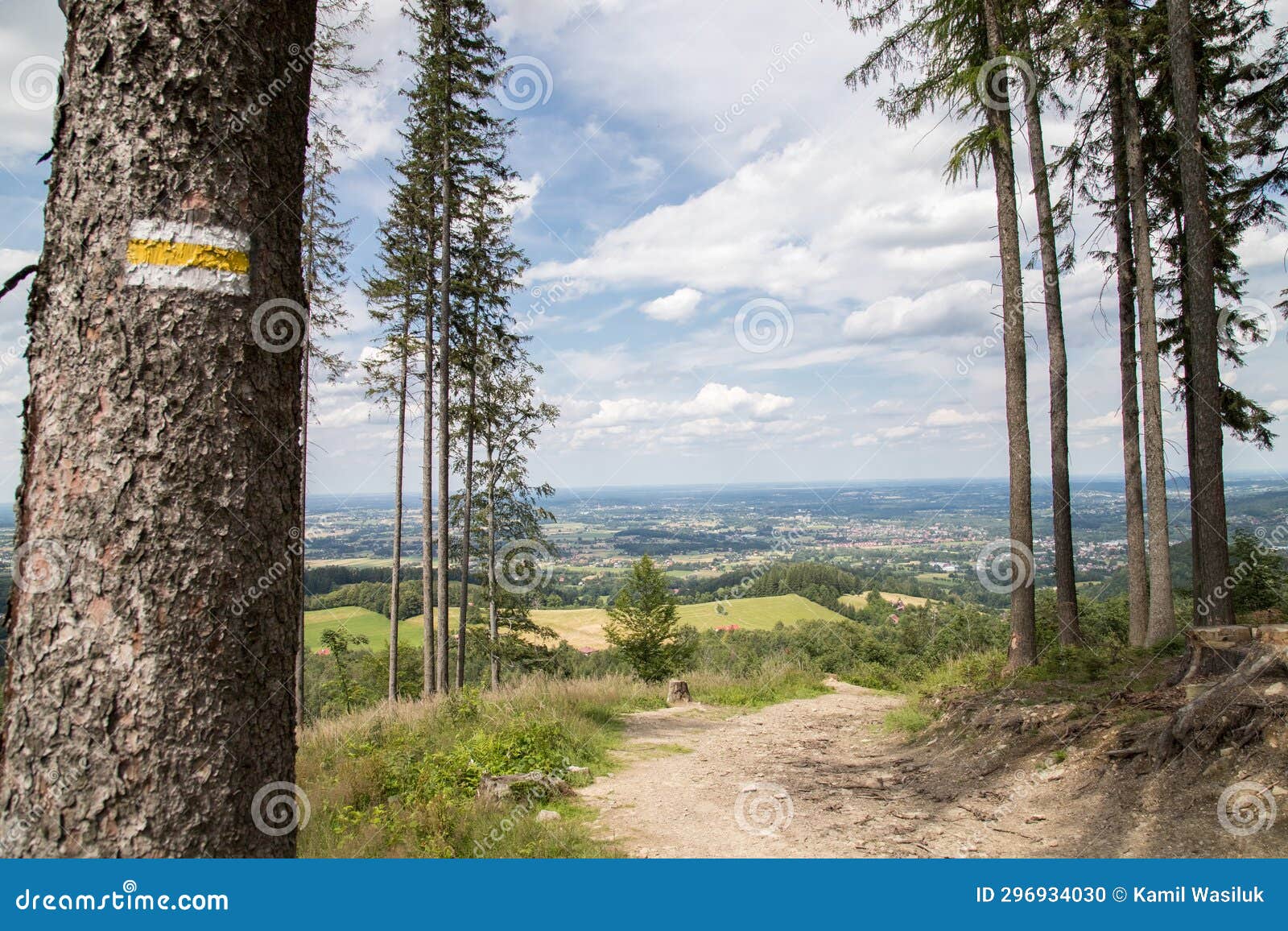 Mountain pathway stock photo. Image of landscape, ridge - 296934030