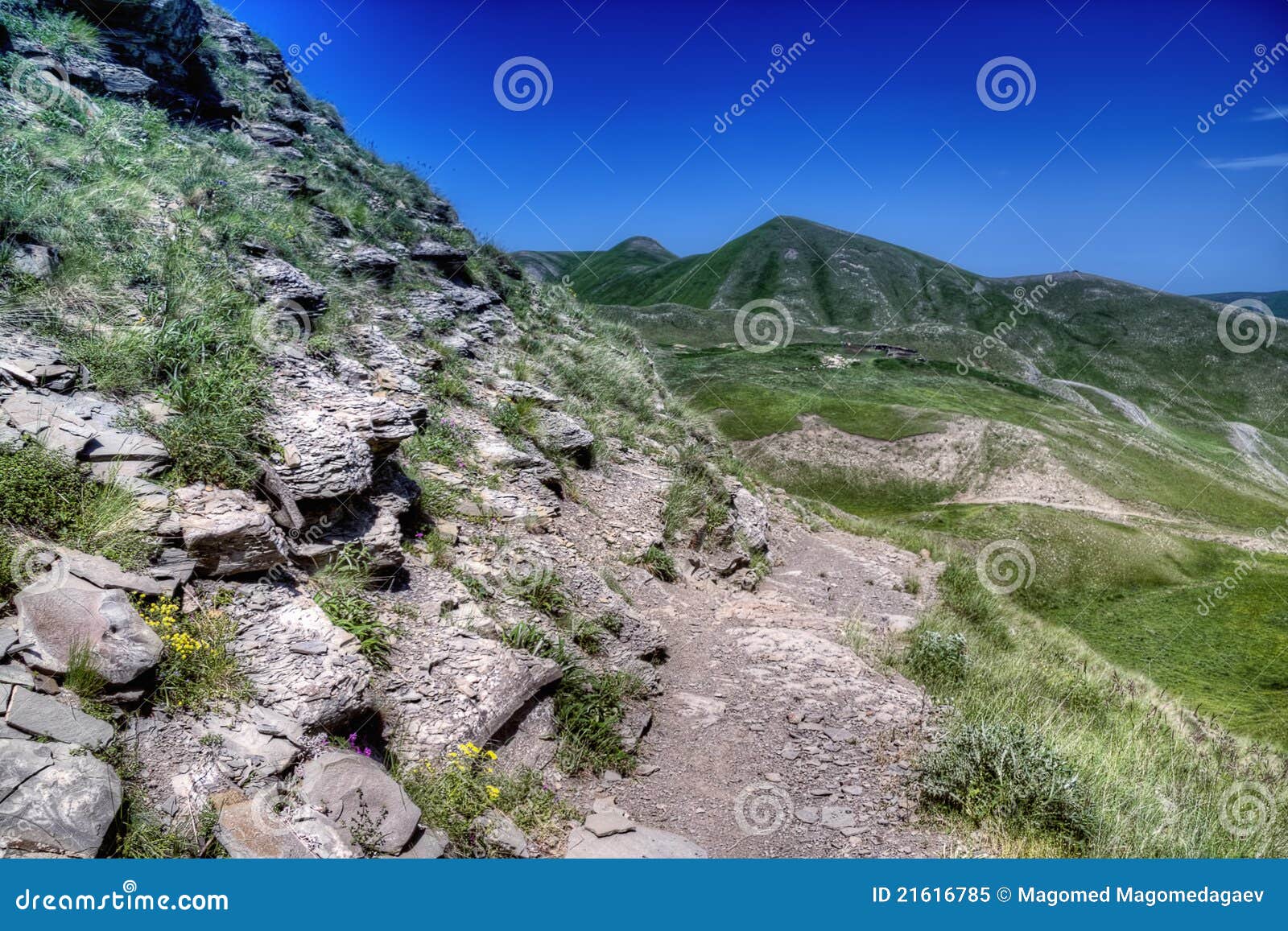 Mountain walkway stock image. Image of scenic, path, landscape - 21616785
