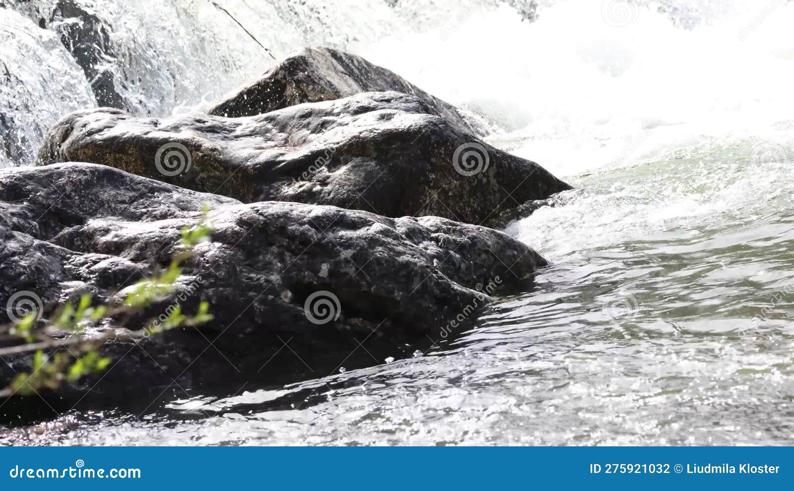 Mountain water stock footage. Video of stream, nature - 275921032