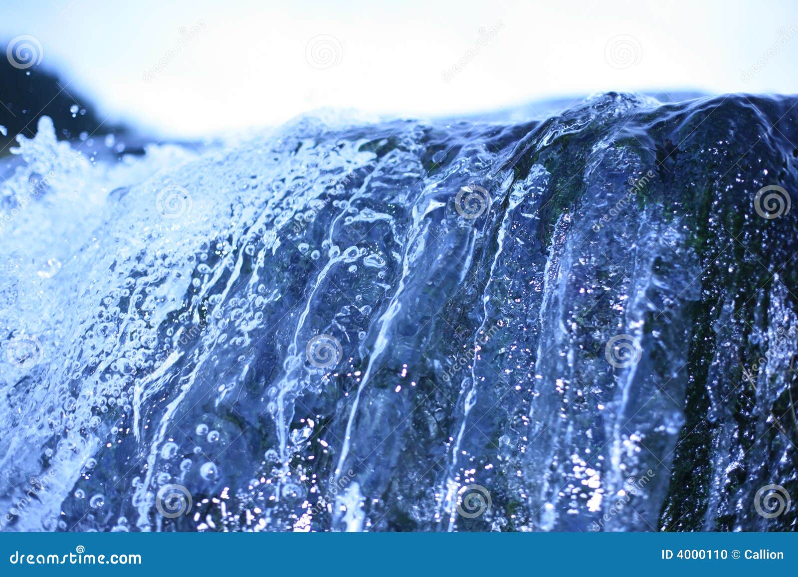 Mountain waterfall stock photo. Image of outdoors, clean - 4000110