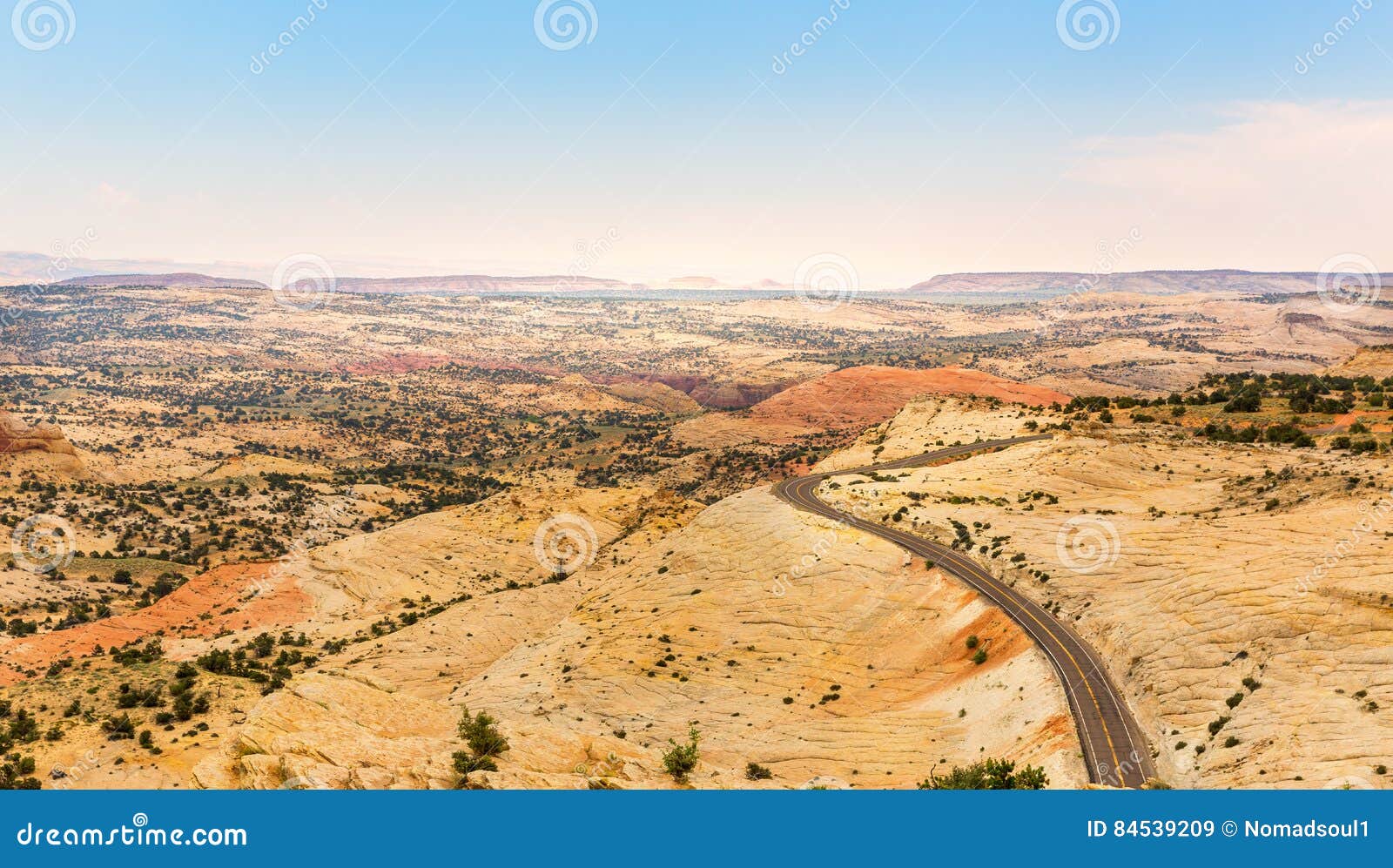 Mountain way landscape. stock image. Image of road, nature - 84539209