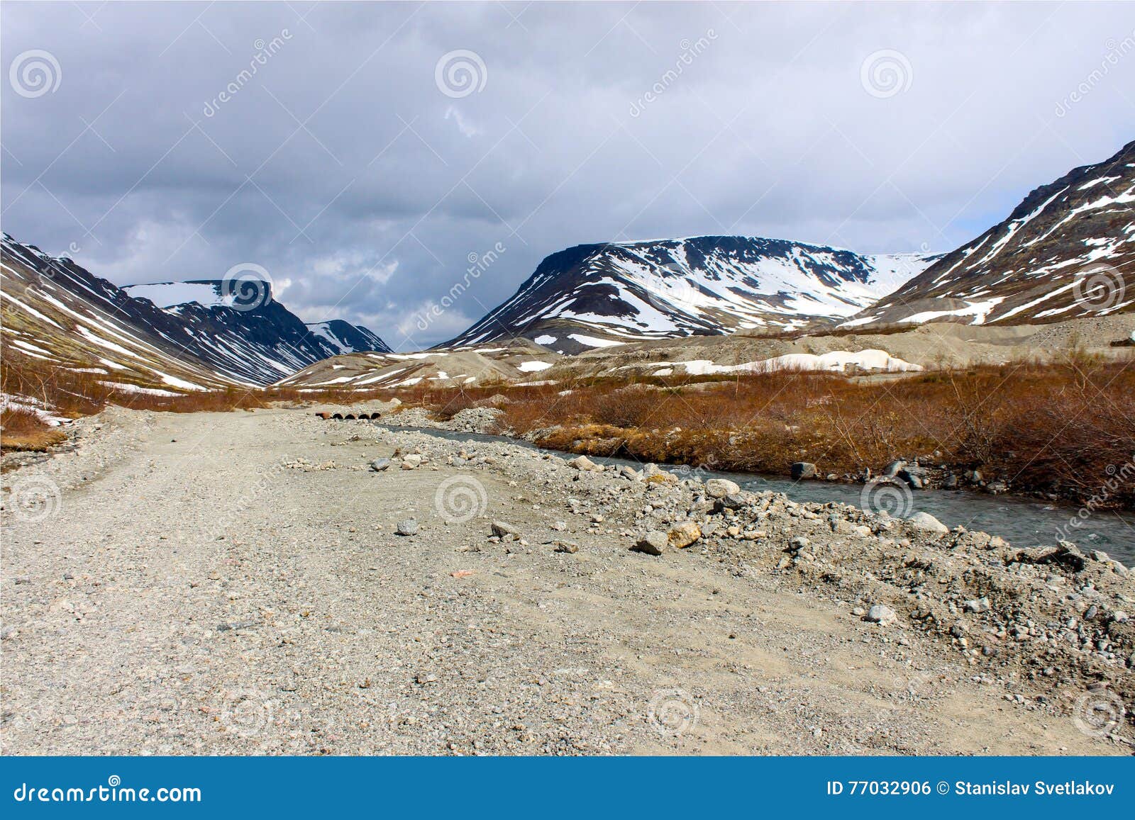 Mountain way stock photo. Image of hibiny, clouds, enjoyment - 77032906