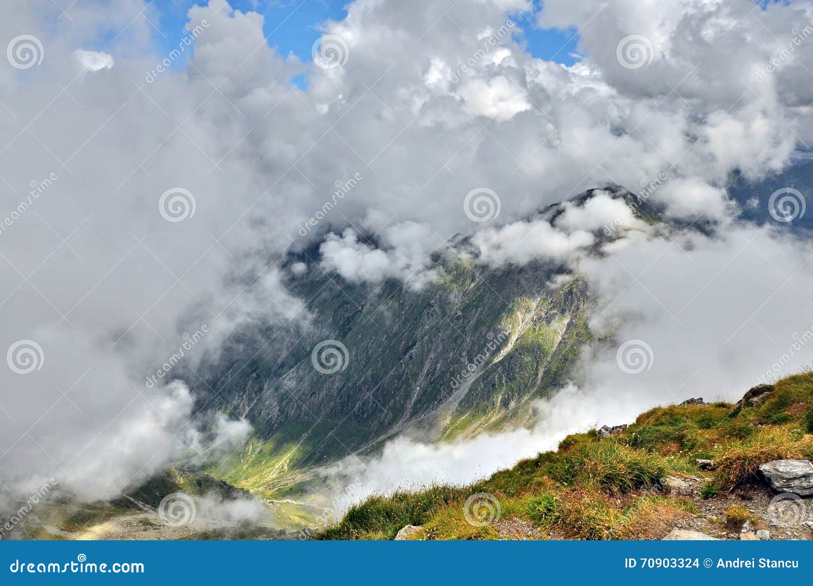 Mountain weather stock photo. Image of condition, light - 70903324