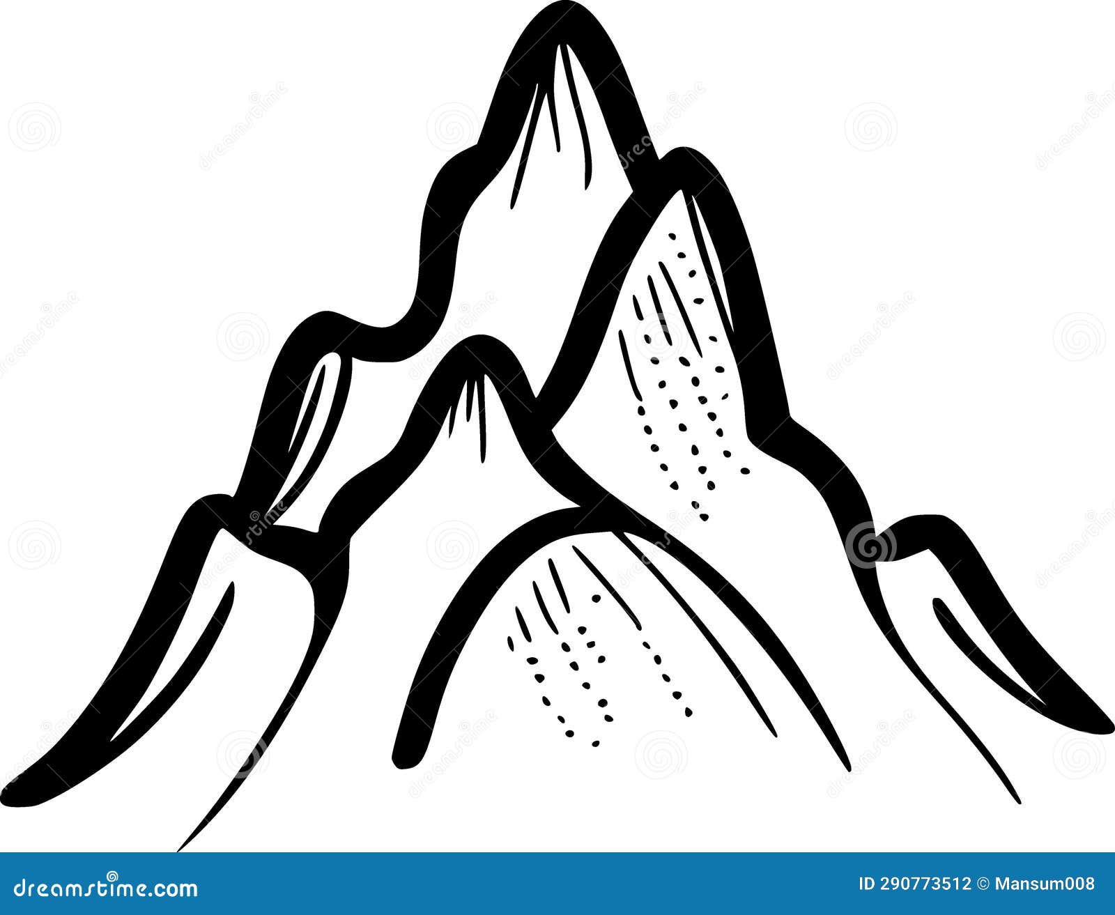 Mountain. Web Icon Simple Illustration Stock Illustration ...