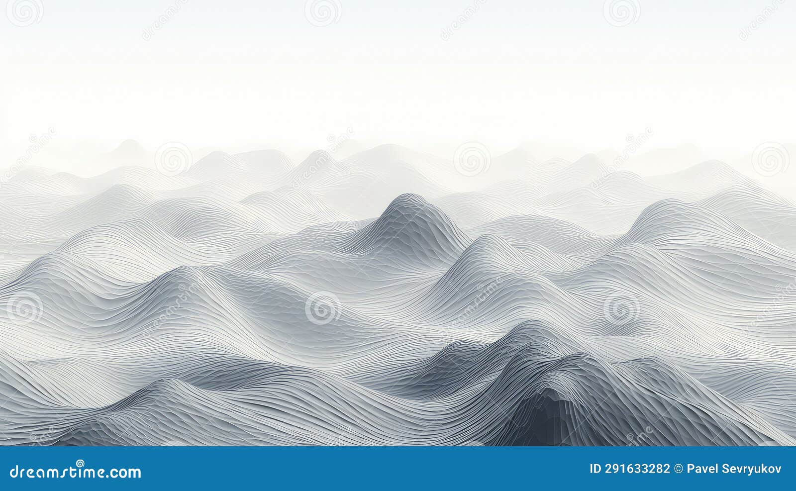 Mountain Wireframe Landscape Topographic Stock Illustration ...