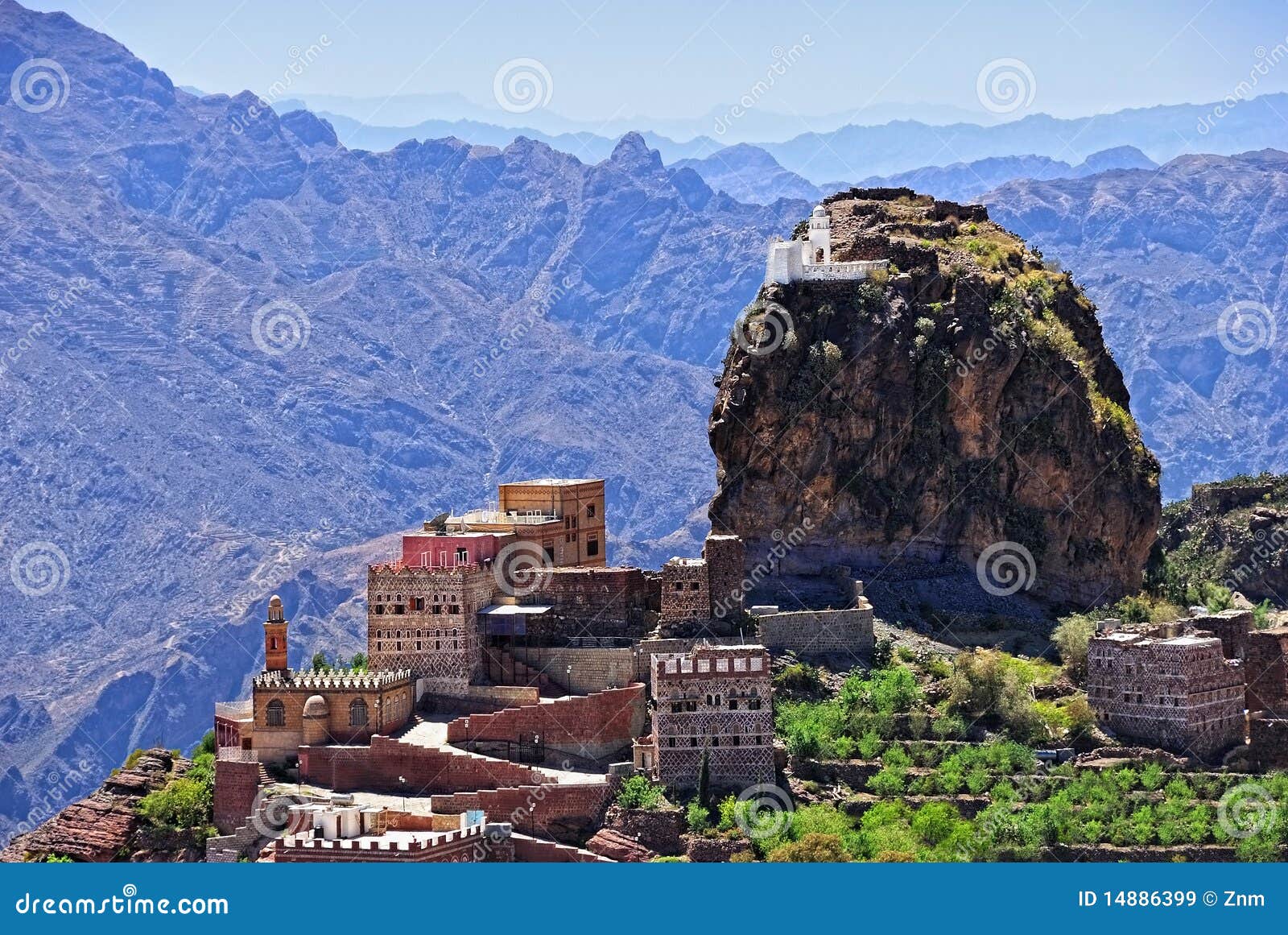 Mountain Yemen, Eastern Haraz, Al-Hutaib Stock Image - Image of ...