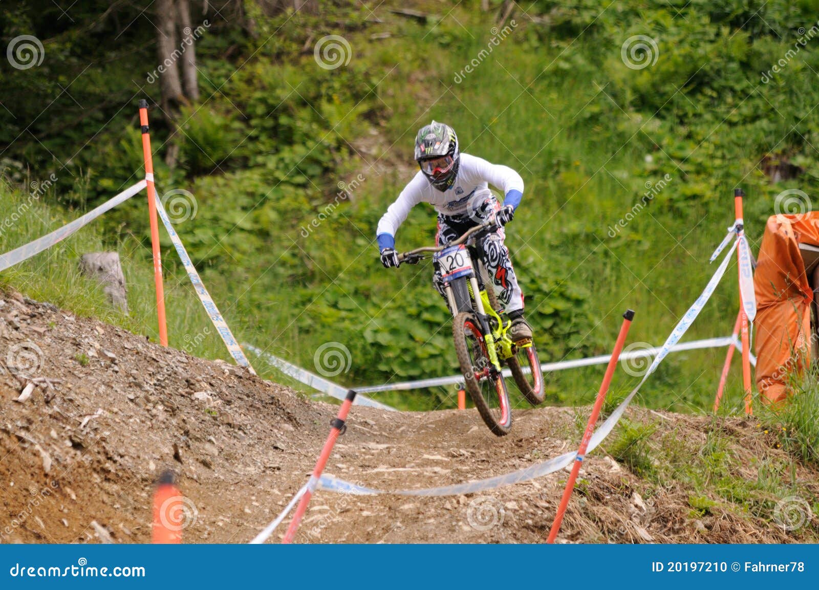 Mountainbike Downhill editorial image. Image of mountain - 20197210