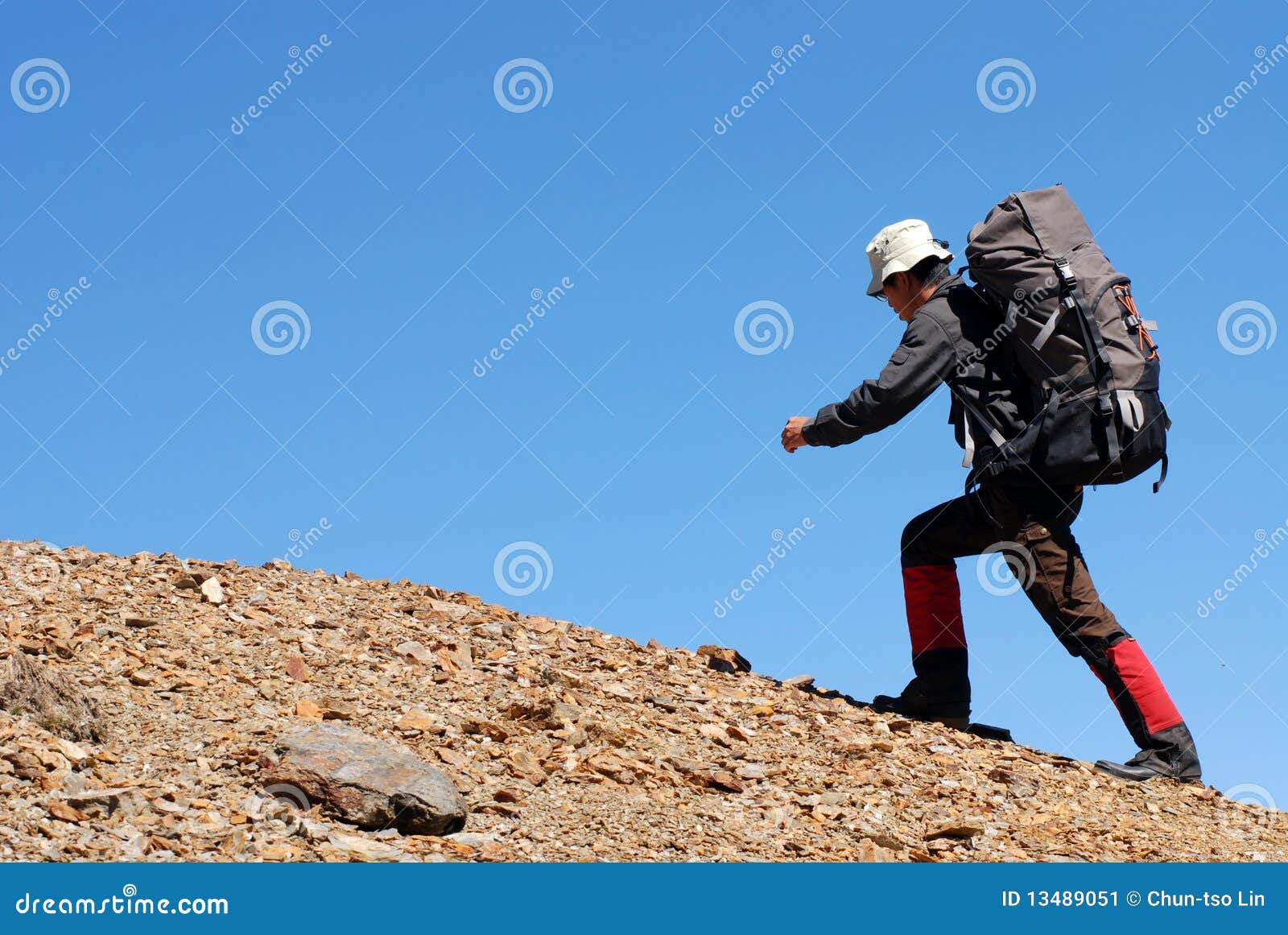 Mountaineer stock image. Image of alpine, leisurely, high - 13489051