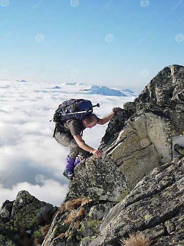 Mountaineer stock image. Image of active, europe, entertaiment - 2111759