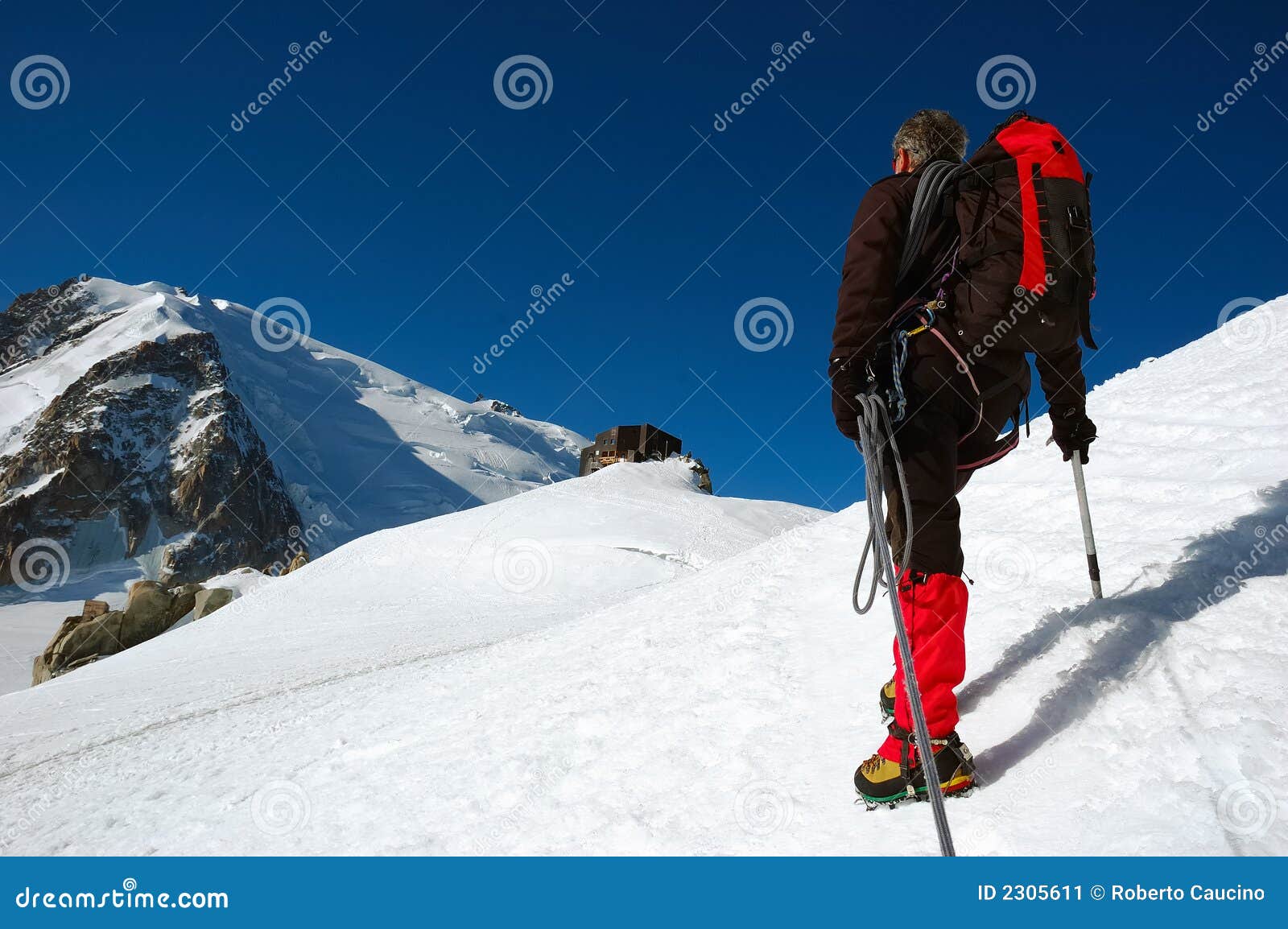 Mountaineer stock image. Image of chamonix, mountaineer - 2305611