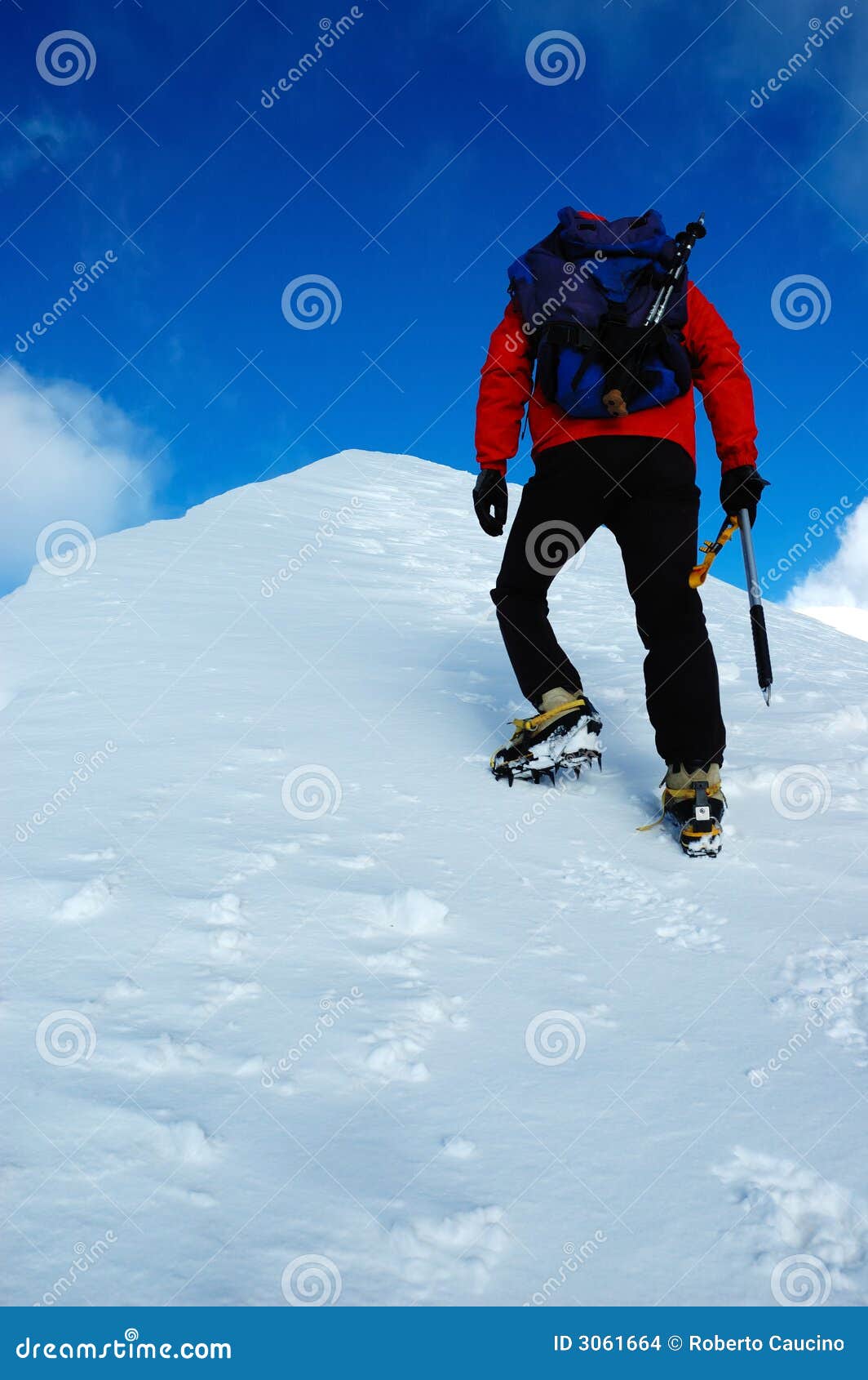 Mountaineer stock photo. Image of alps, snow, mountaineering - 3061664