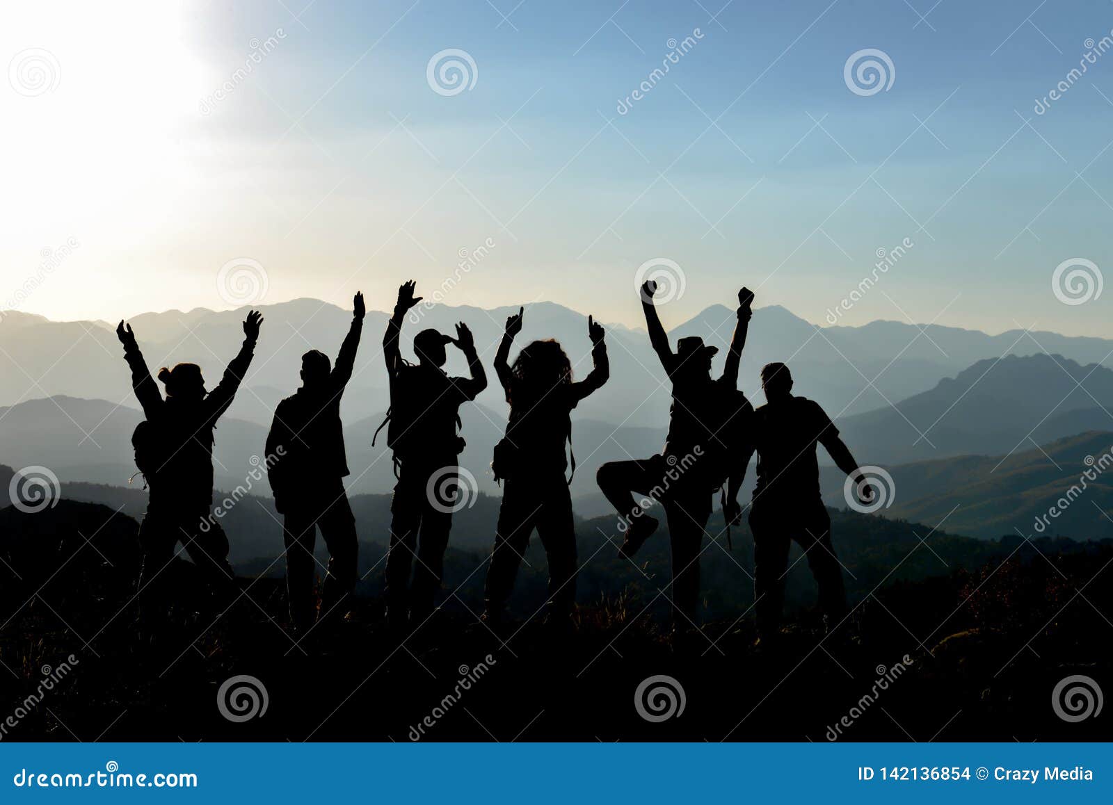 Mountaineer Group at the Top of the Mountain Range and Its Achievements ...