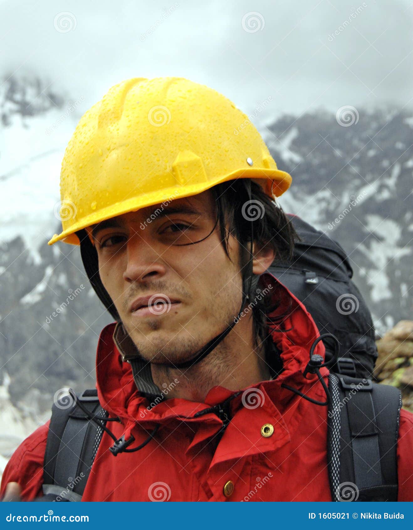 Mountaineer portrait stock image. Image of high, sports - 1605021