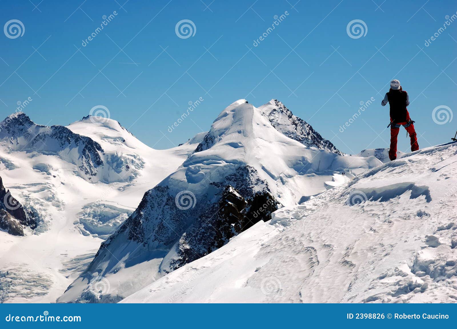Mountaineering stock photo. Image of alps, horizontal - 2398826