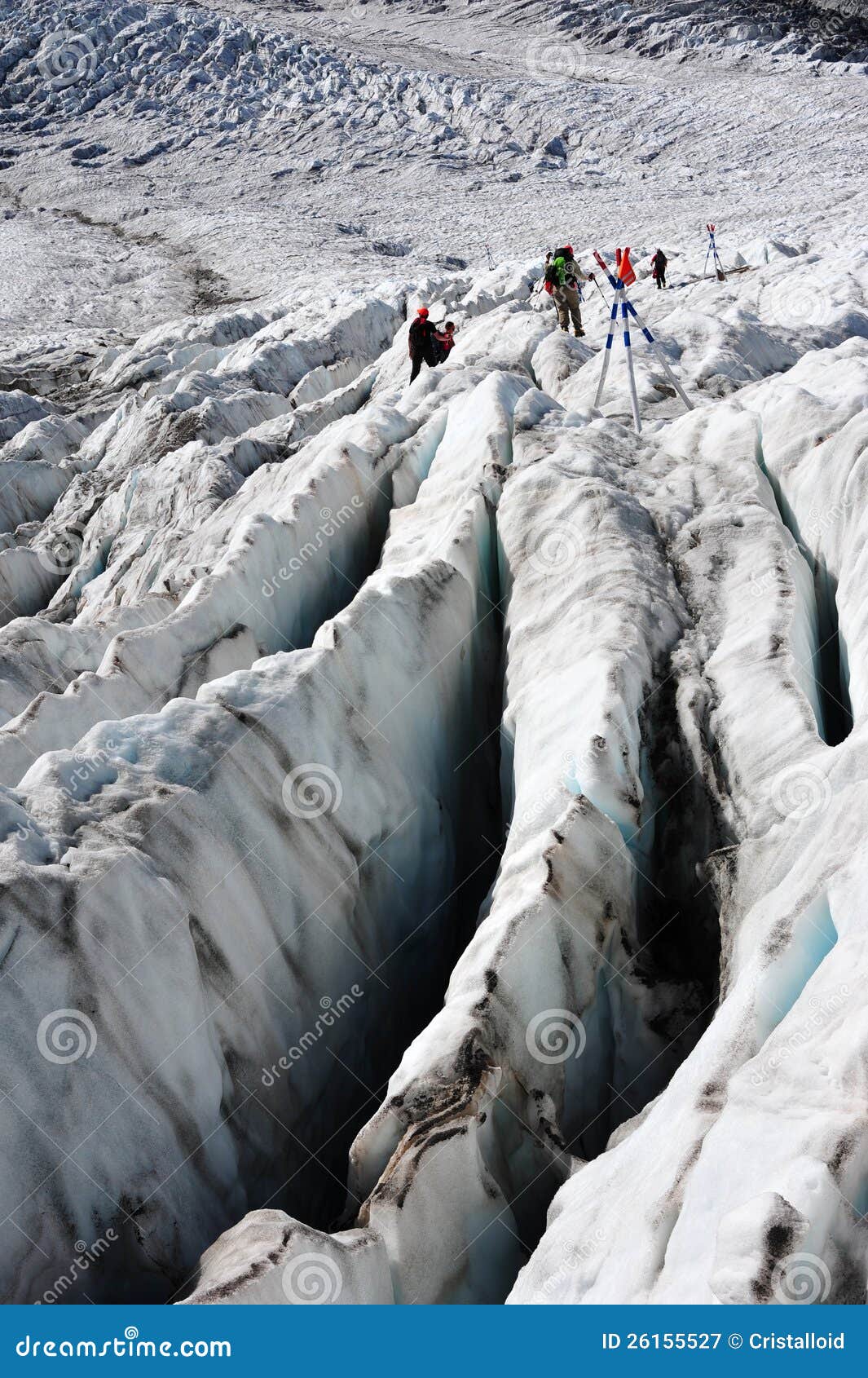 Mountaineers on Gorner-Glacier Editorial Photography - Image of ...
