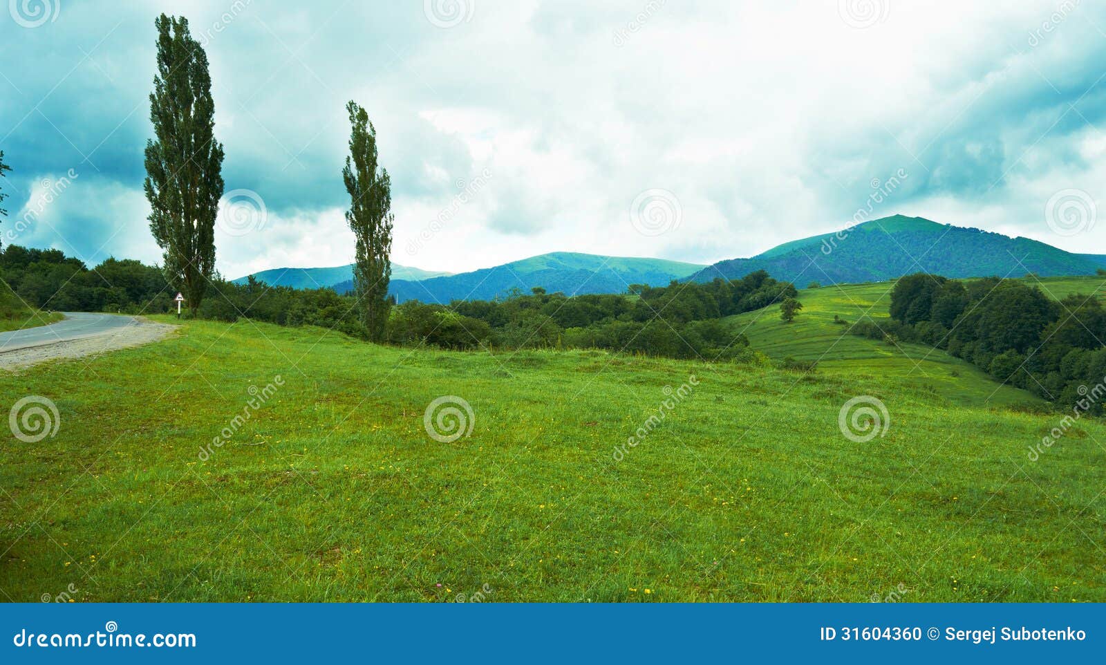 The mountainous terrain stock photo. Image of background - 31604360