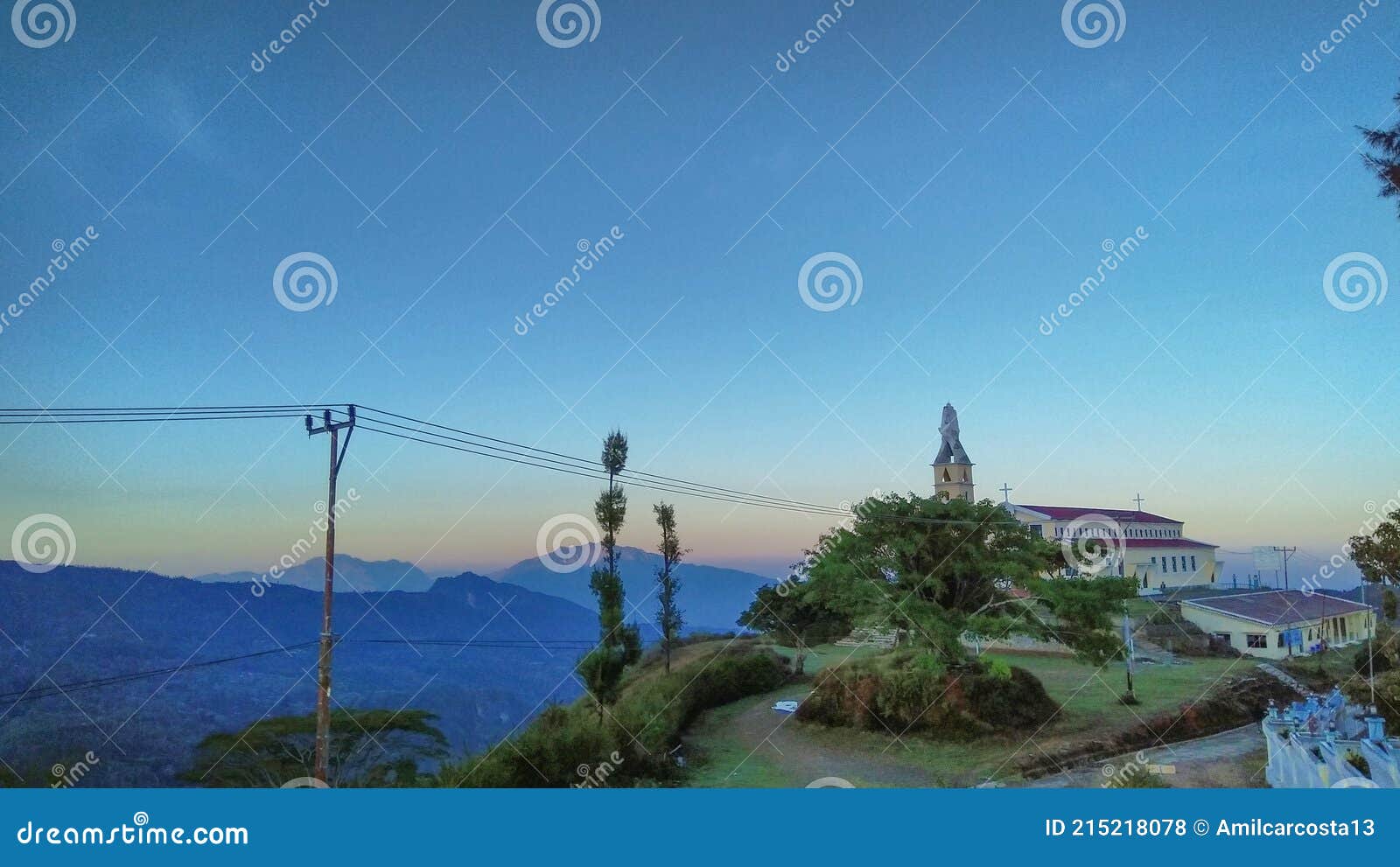 Mountainous View in Letefoho, Timor-Leste Stock Photo - Image of shore ...