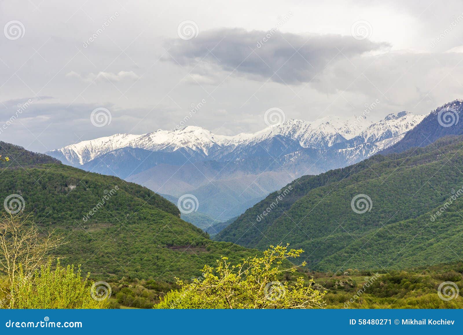 Mountains in Abkhazia stock image. Image of farm, mountain - 58480271