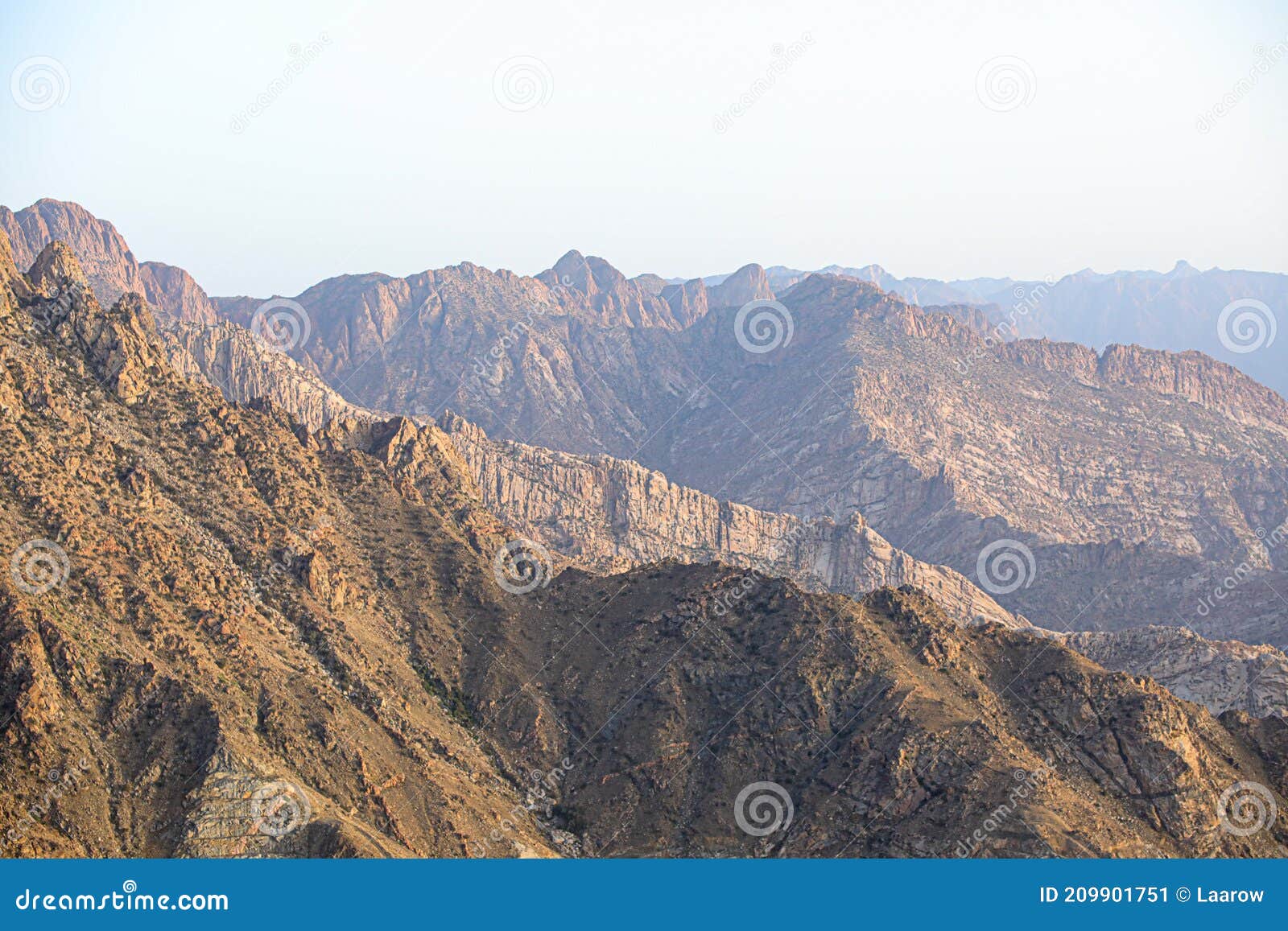 Mountains of Al Taif, Saudi Arabia Stock Image - Image of geology ...