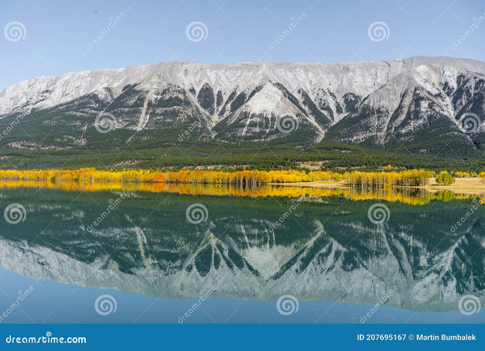 Mountains and Amazing Water Reflection Stock Image - Image of drone ...