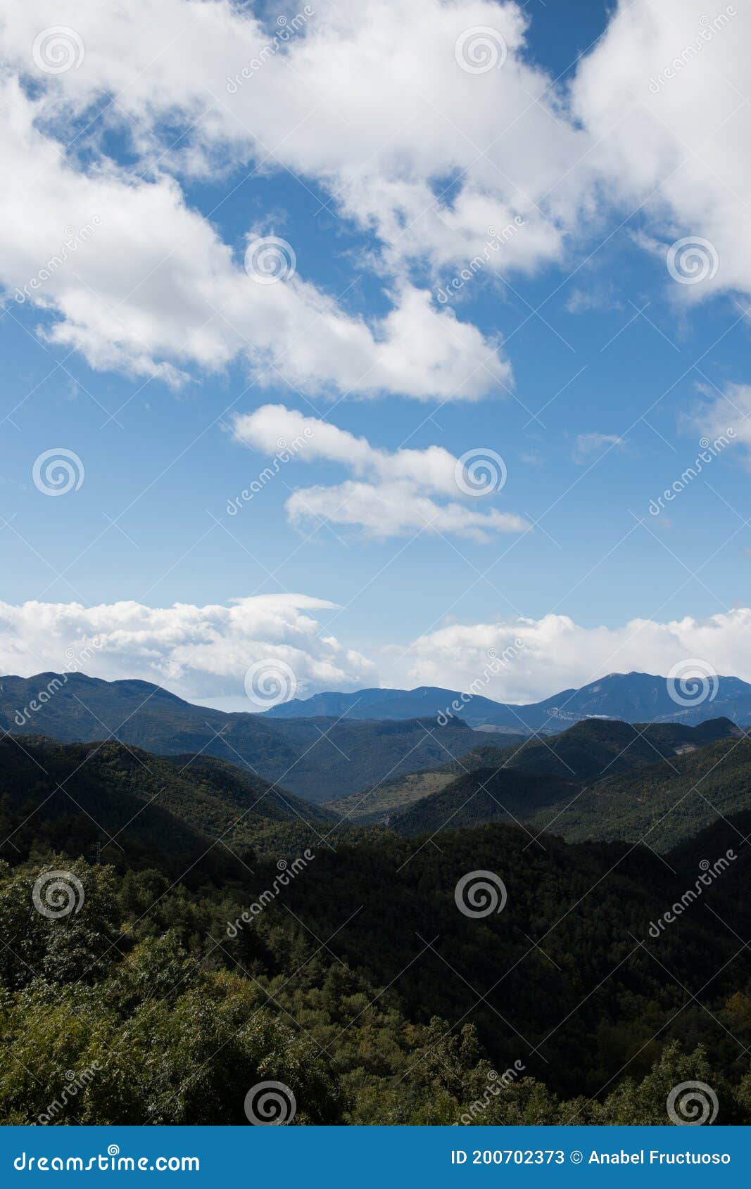 Mountains with a Background of Blue Sky Stock Image - Image of fresh ...