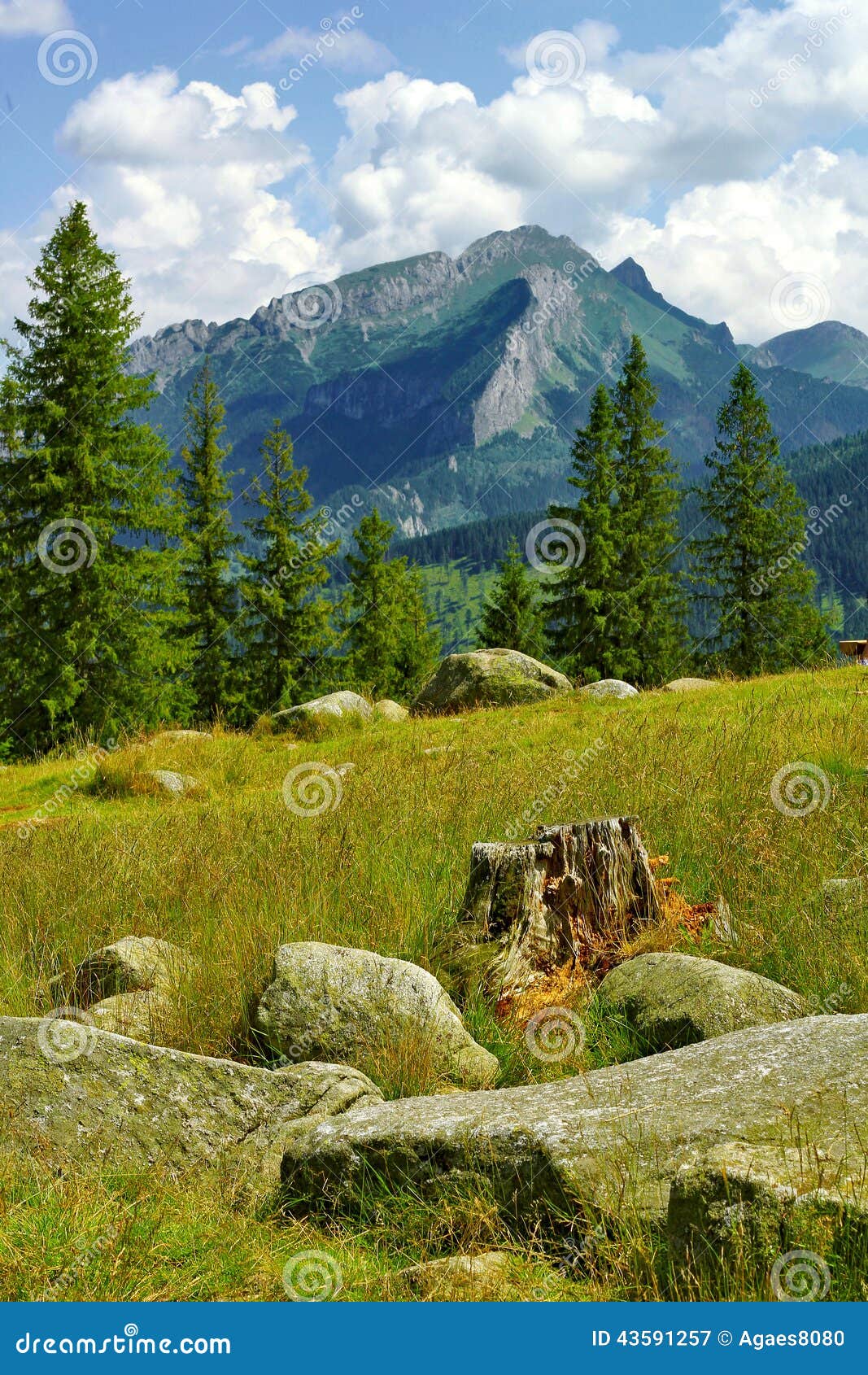 Mountains stock image. Image of green, rocks, rocky, hill - 43591257