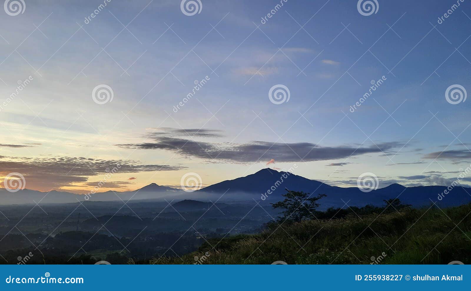 Mountains in bogor stock image. Image of mountain, sunset - 255938227