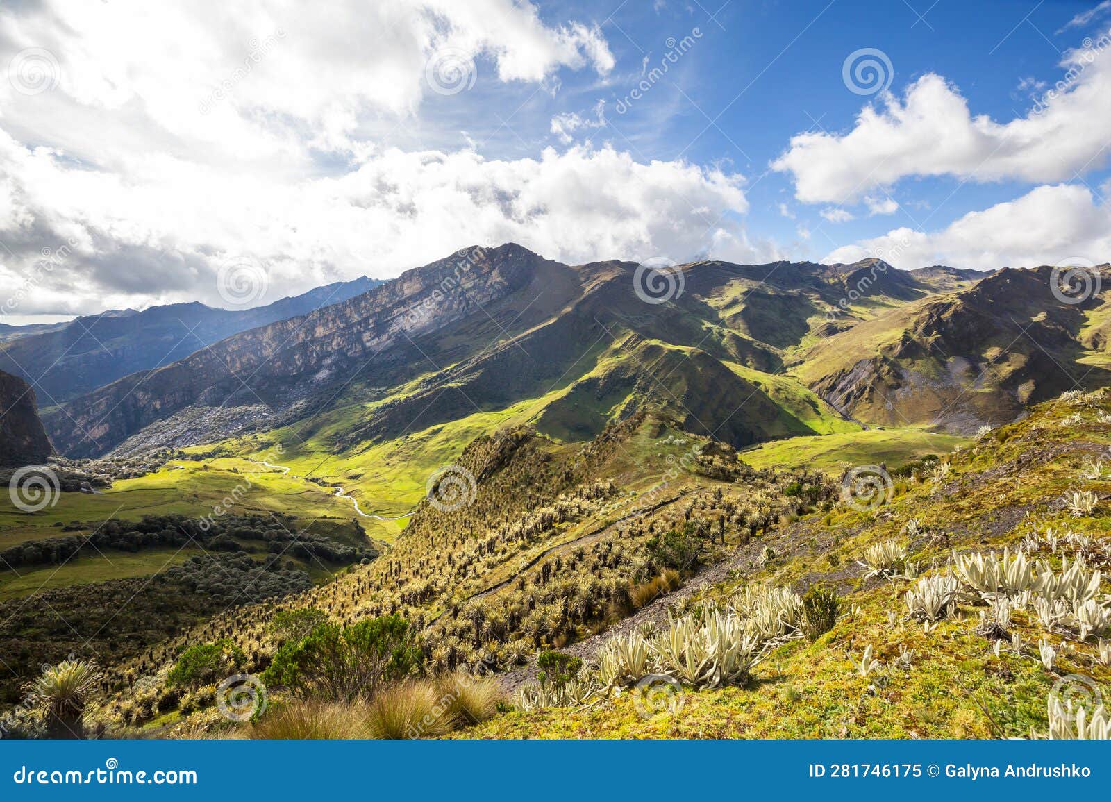 Mountains in Colombia stock image. Image of nature, alpine - 281746175