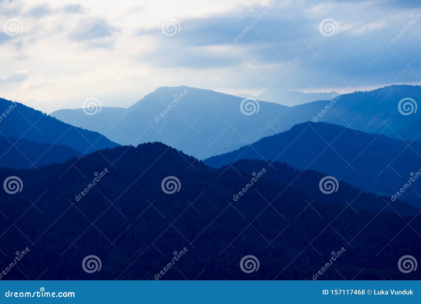 Mountains Create Layers and Shapes. Beautiful Natural Abstract ...