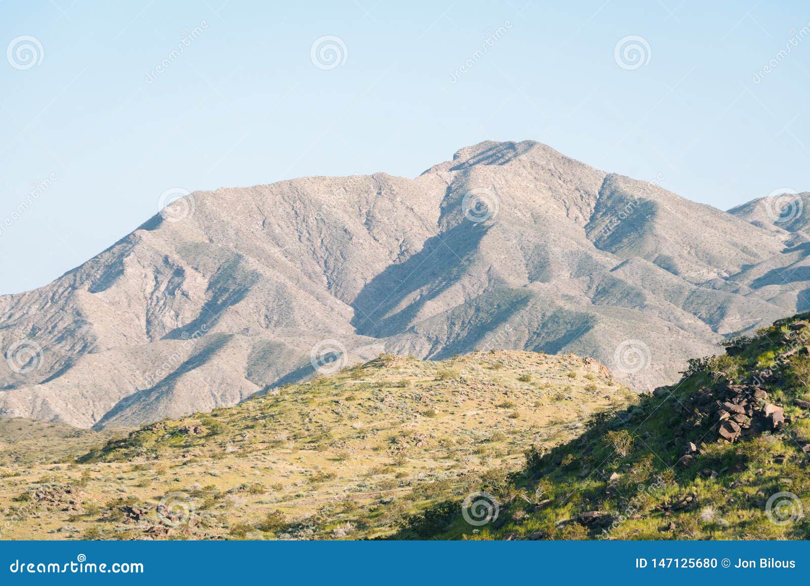Mountains in the Desert, in Palm Springs, California Stock Photo ...