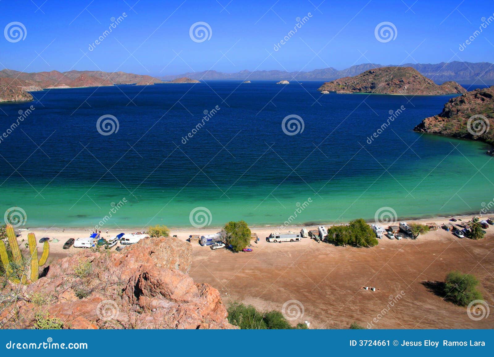 Mountains, desert and sea stock image. Image of eastern - 3724661
