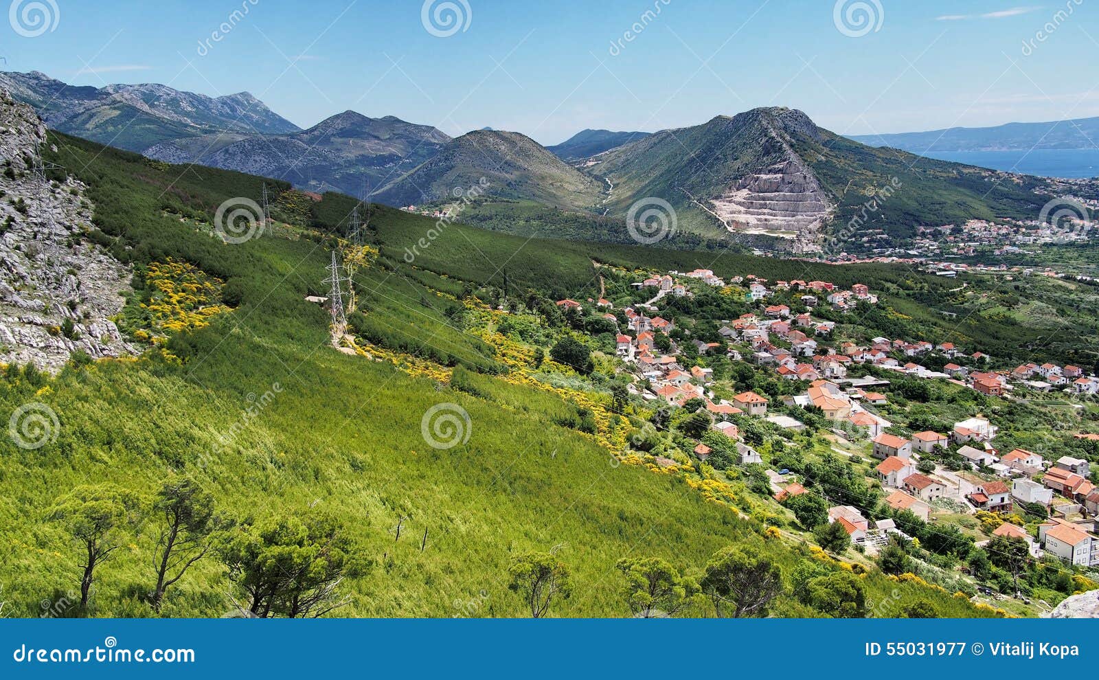 Mountains and rocks stock image. Image of landscape, dinaric - 55031977