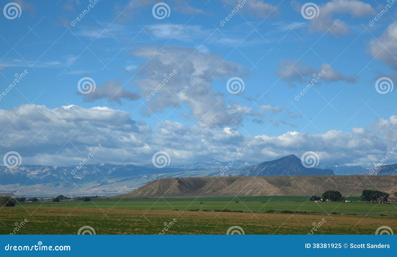 Mountains in the Distance. stock image. Image of clouds - 38381925
