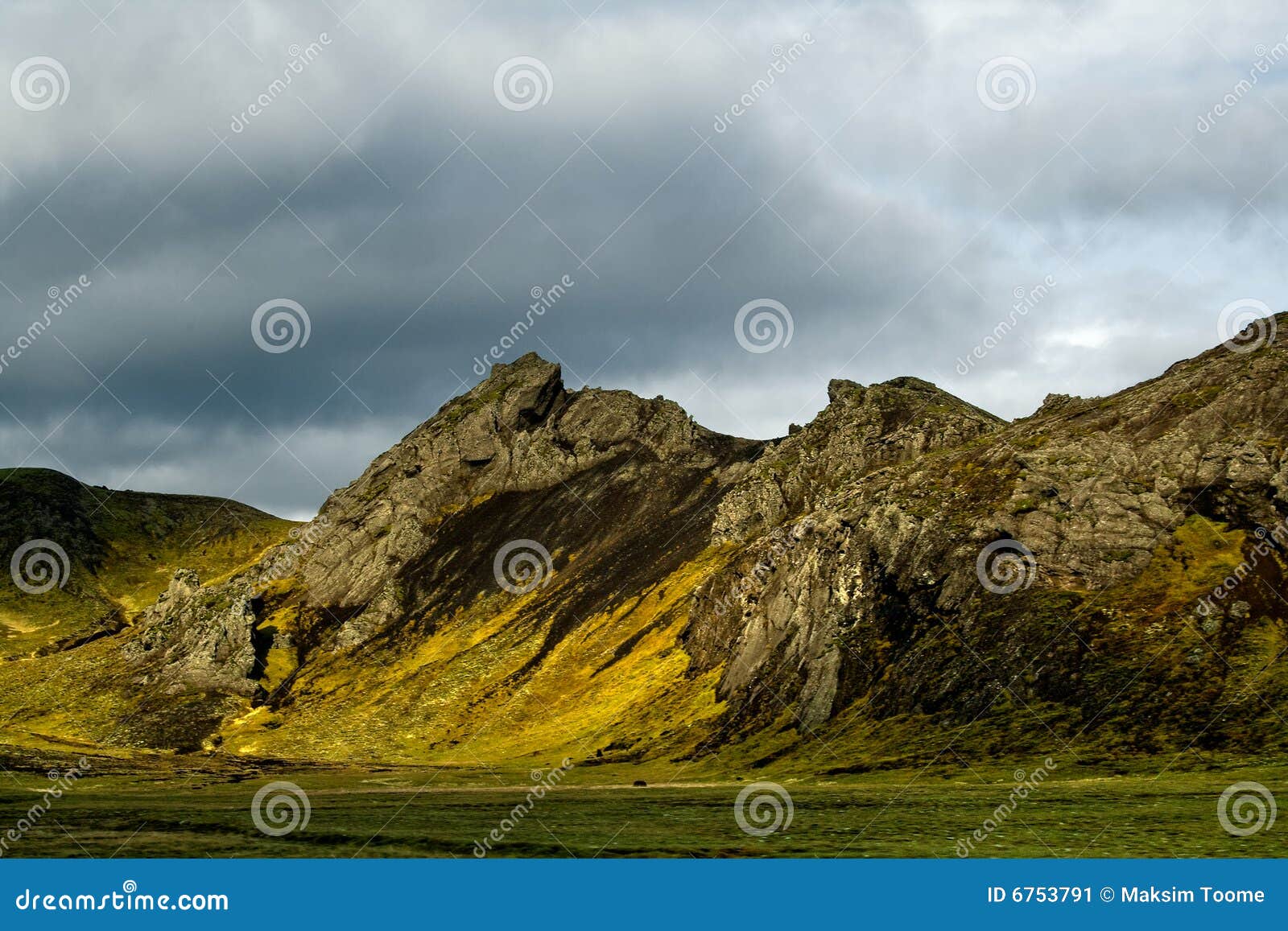 Mountains with Dramatic Sky Stock Image - Image of cold, beauty: 6753791