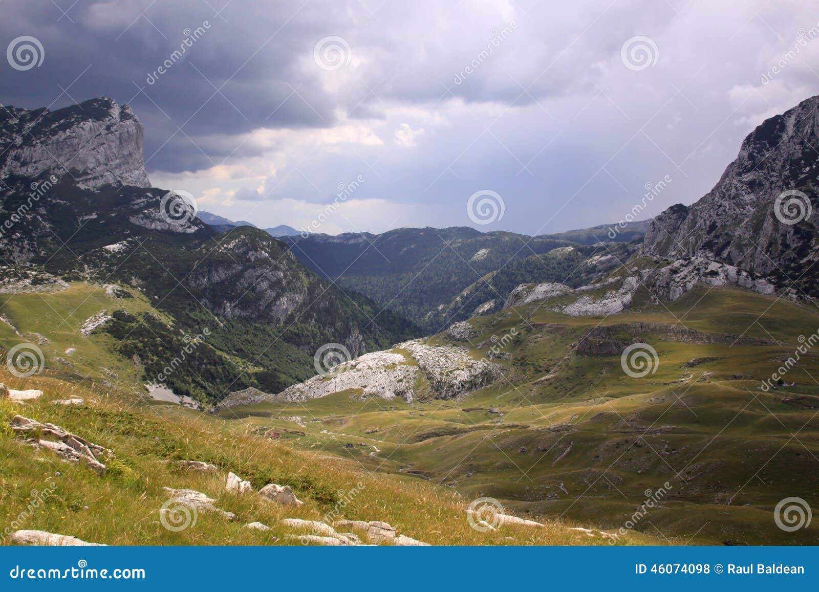 Mountains in Durmitor National Park, Montenegro Stock Photo - Image of ...