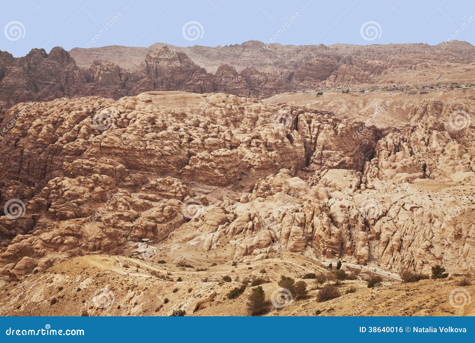 Mountains of Jordan stock photo. Image of rock, view - 38640016