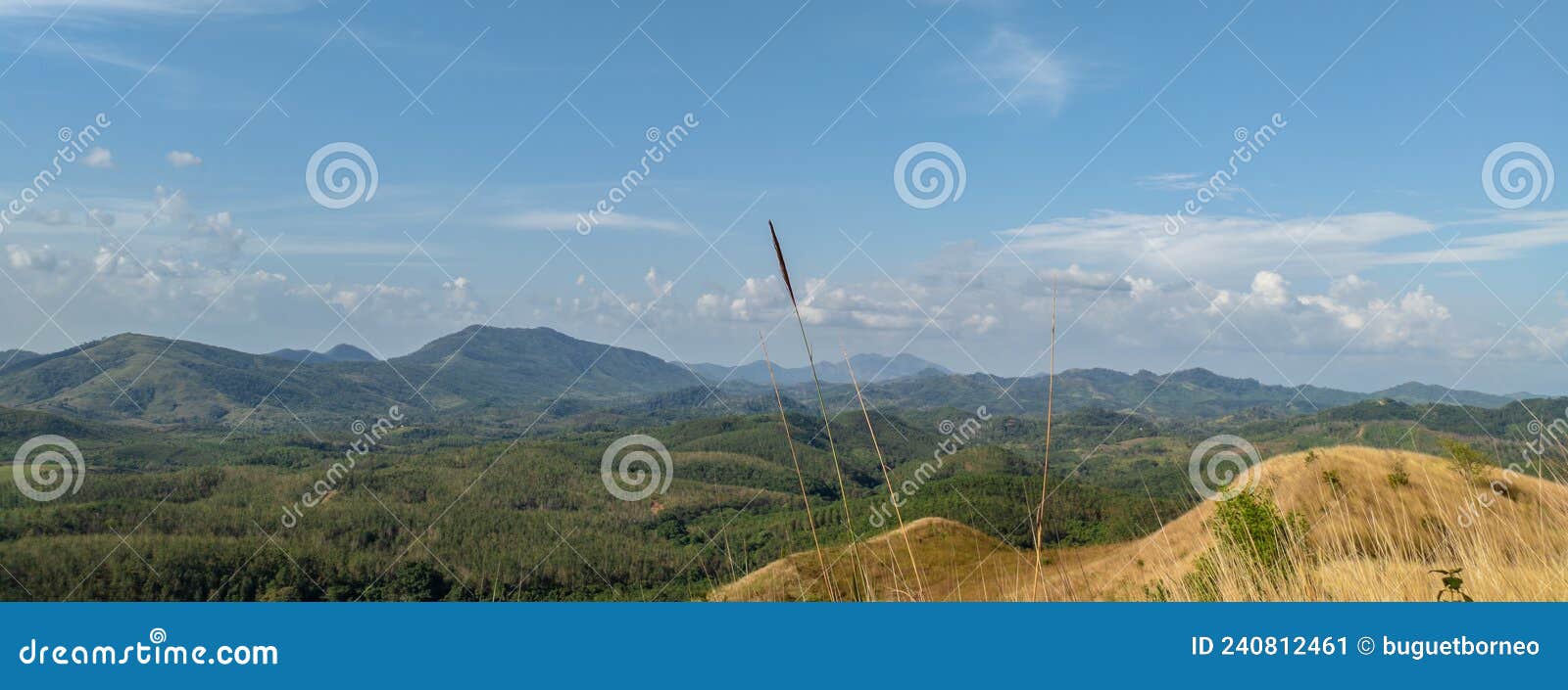 Mountains Landscape on the South Borneo Stock Image - Image of ...